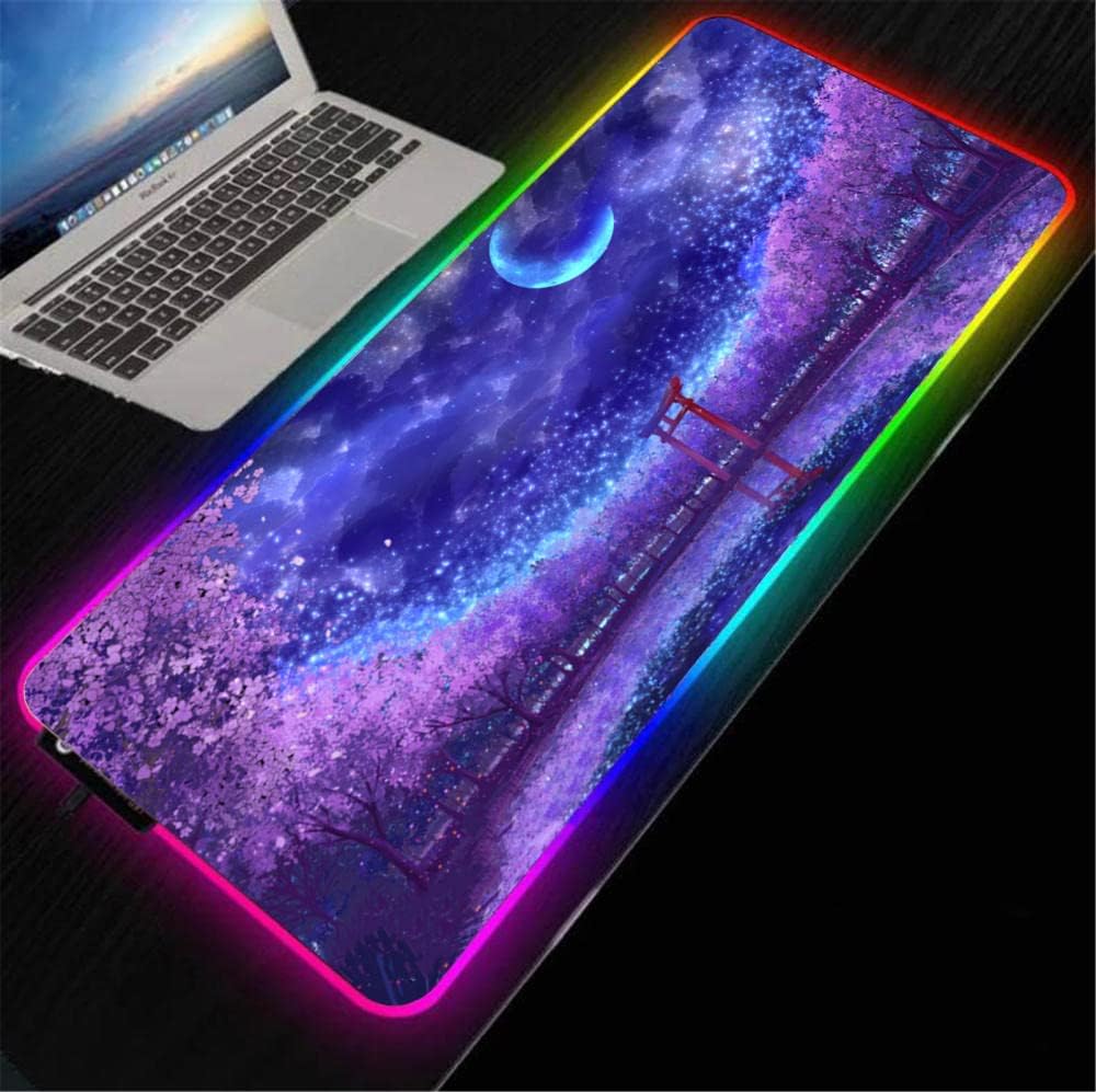 Mouse Pads Xxl Cherry Blossoms Rgb Gaming Mousepad Led Gamer Cool ...