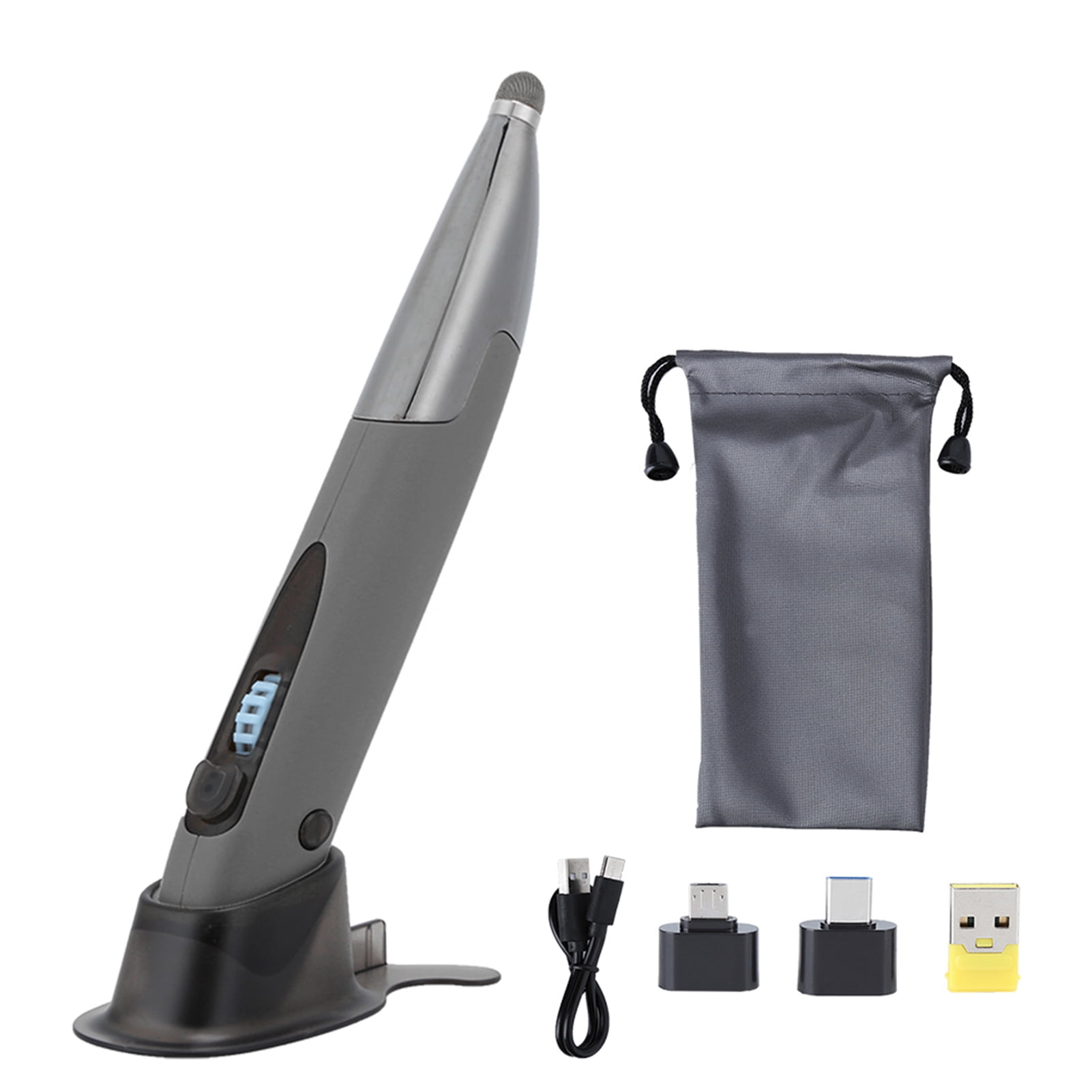 Mouse Pen 2.4G Wireless ABS Capacitive Screen Handwriting with Adapters ...