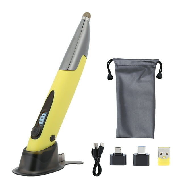 Mouse Pen 2.4G Wireless ABS Capacitive Screen Handwriting with Adapters ...