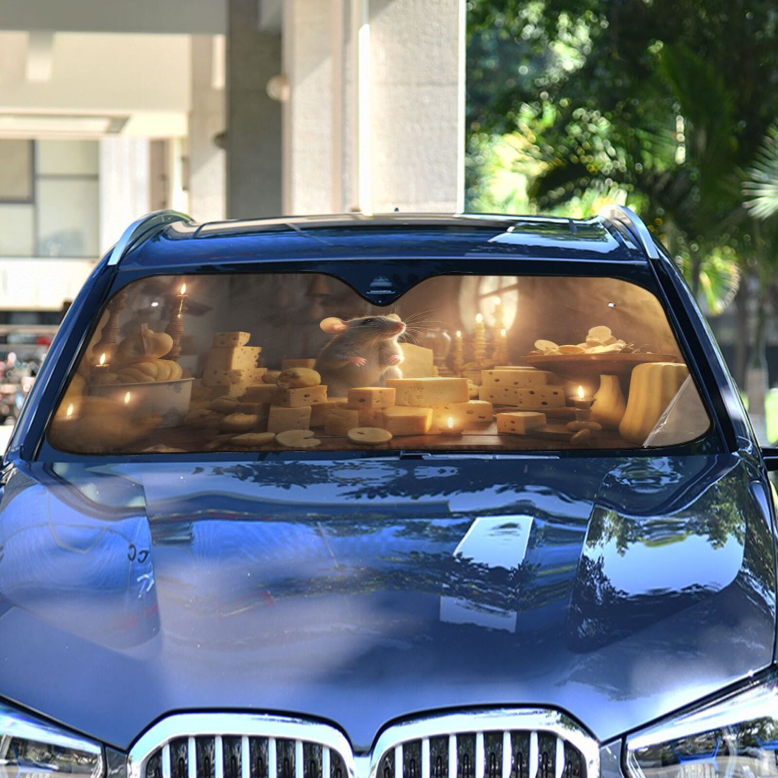 Mouse Rat Windows Automotive Front Car Windshield Sun Shade Reflector ...