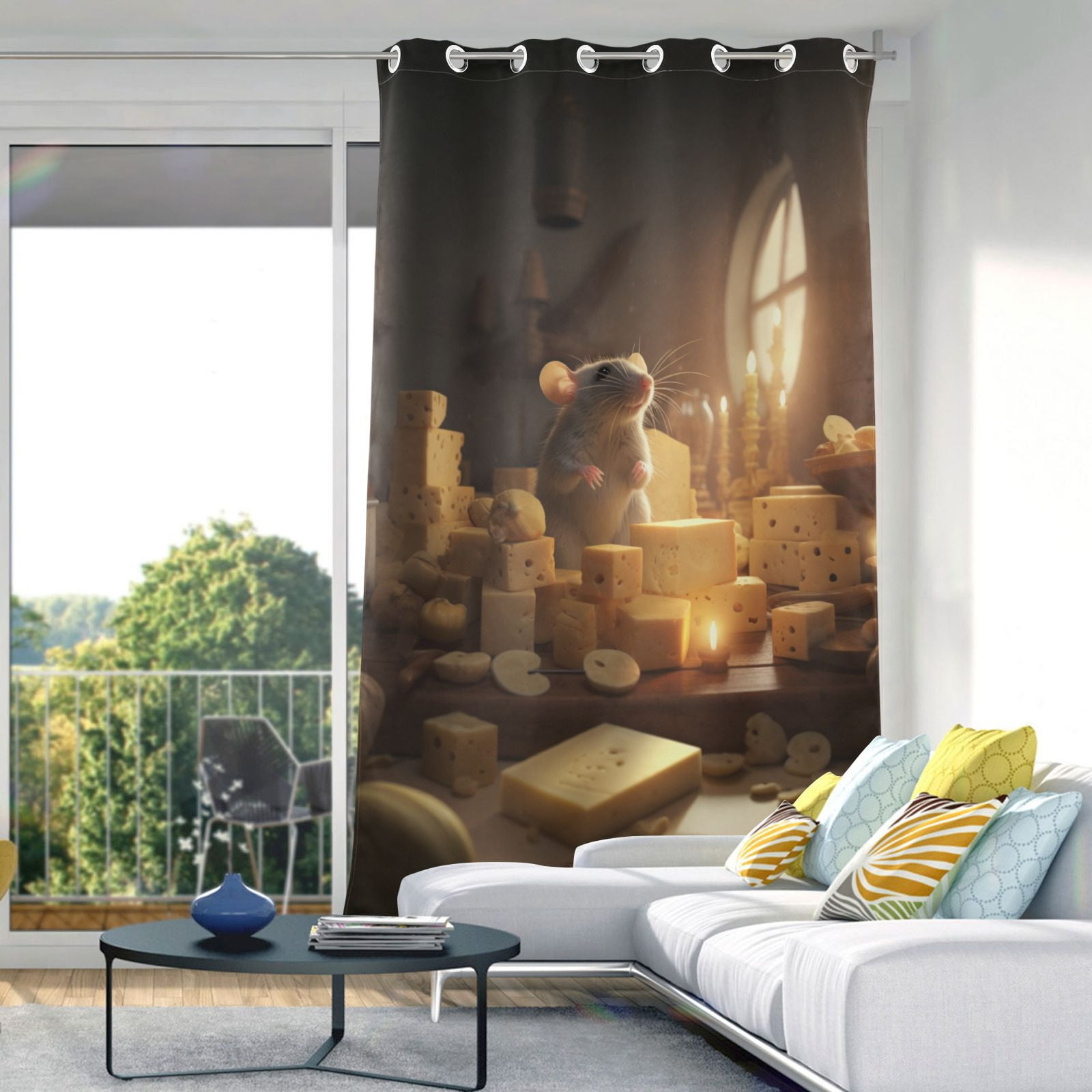 Mouse Rat Windows Blackout Curtain Panels Drapes Privacy Assured with ...