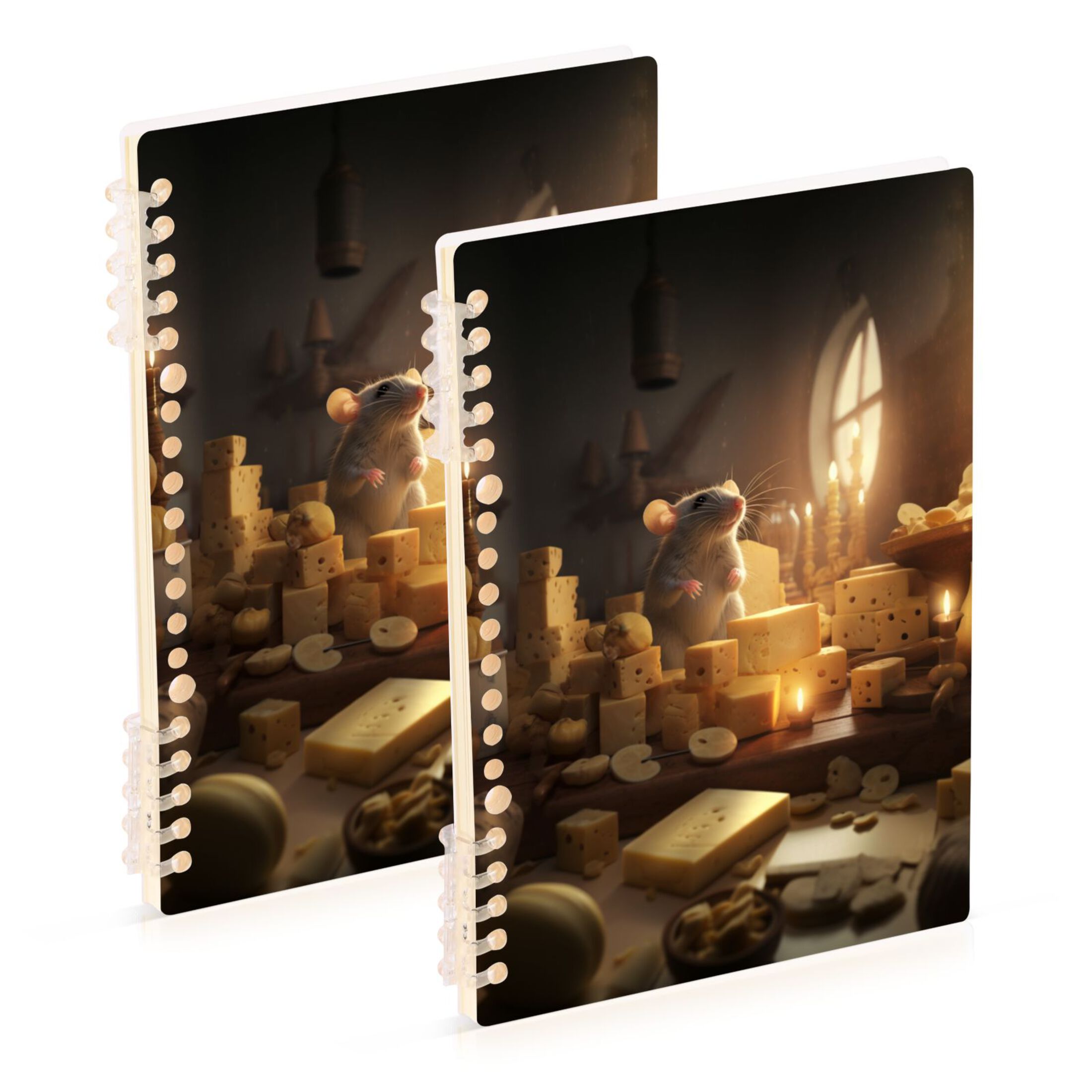 Mouse Rat Windows Ring Binder Notebook Journey Note Diary College Ruled ...