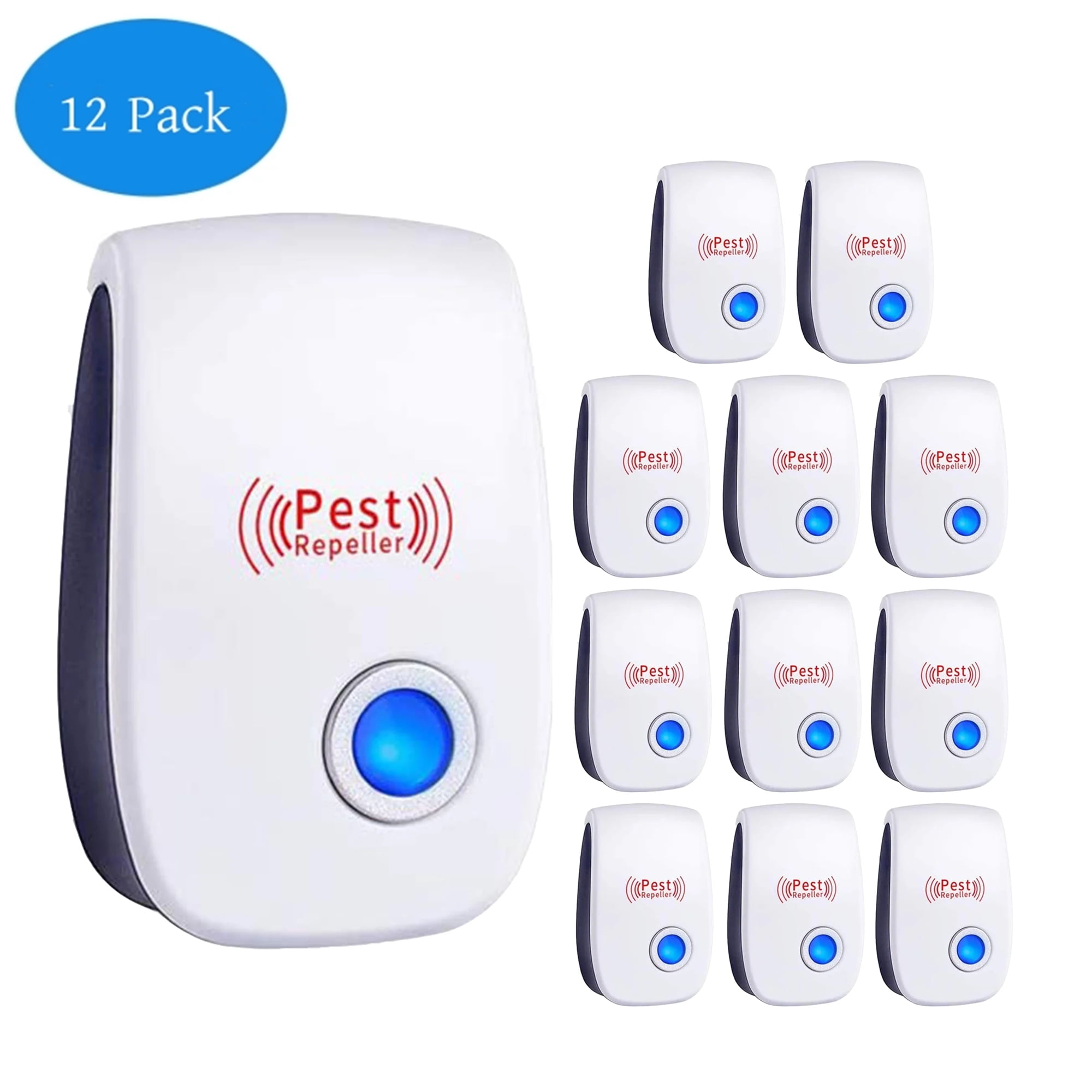 Mouse Rodent Rat Spider Roach Repellent, Indoor Ultrasonic Pest Insect ...