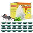Mouse Rodent Repellent, 24 Pack Peppermint Oil Mouse Traps for Rat Mice ...