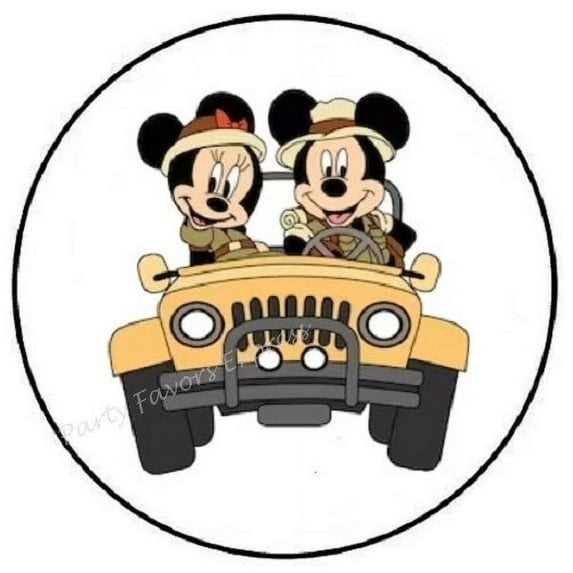 Mouse Safari Stickers Party Favors Phone Decal Water Bottle Stickers ...