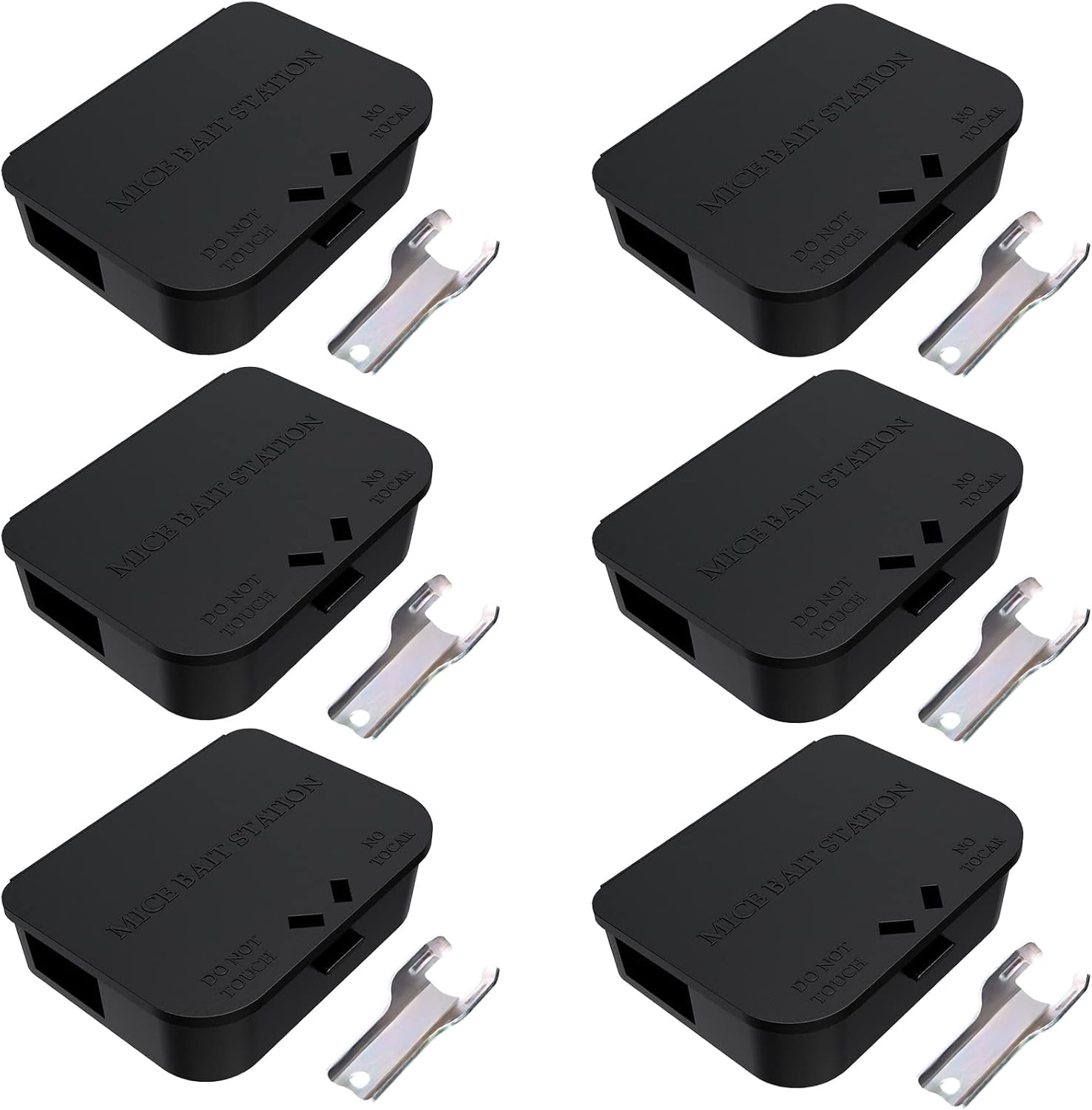 Mouse Stations with Keys 6 Pack, Keyless Design and Key Required Mouse ...