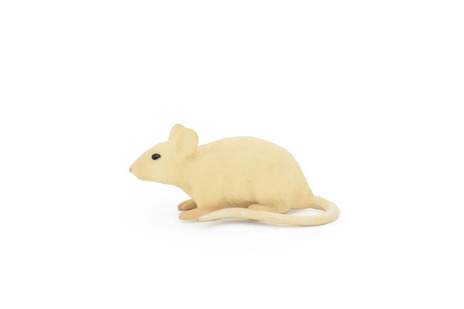 Mouse Toy, Shrew, Rodent, White, Very Realistic Rubber Figure, Model ...