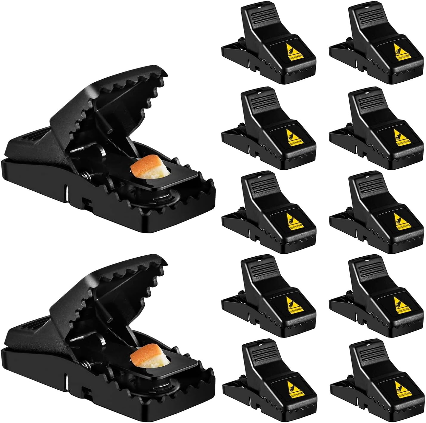 Mouse Trap, 12 Pack Mouse-Traps-Indoor-for-Home Quick Effective ...