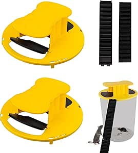 Mouse Trap Bucket,Bucket Lid Mouse Rat Trap, Reusable Humane Mouse ...