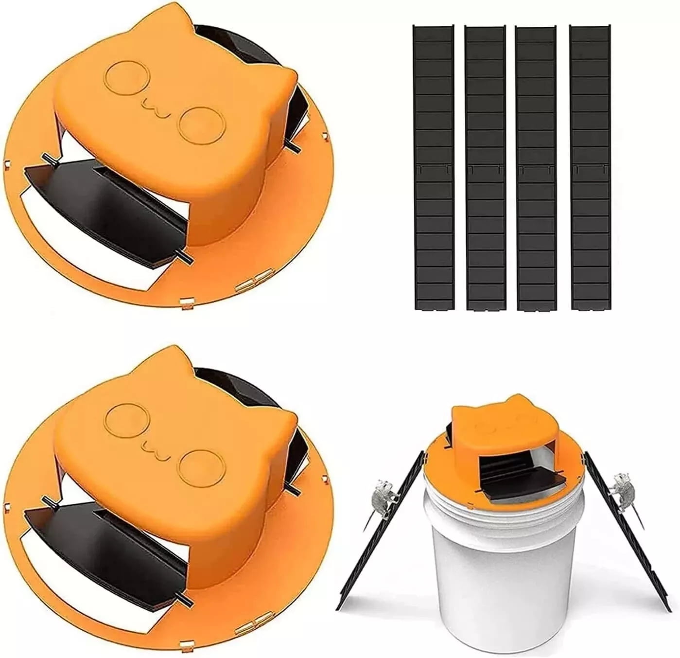Mouse Trap Flip Lid Mice Rat Trap, 5 Gallon Bucket Compatible Mouse ...