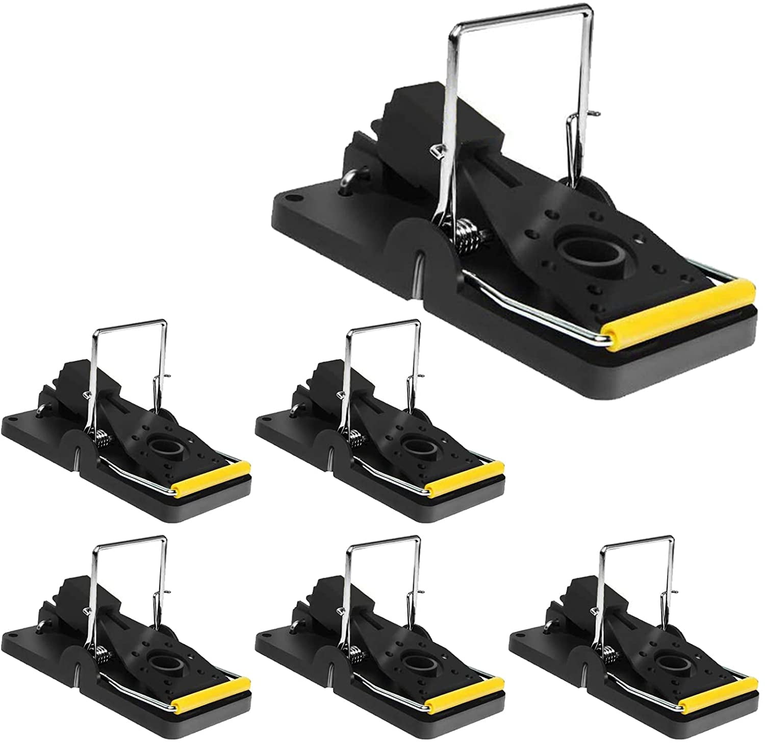 ABABENY Mouse Traps, Indoor and Outdoor Mouse Traps, Quick Kill, 6 Pack ...