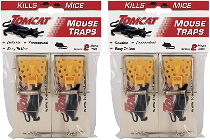 Mouse Traps (Wooden), 4 Traps - Walmart.com