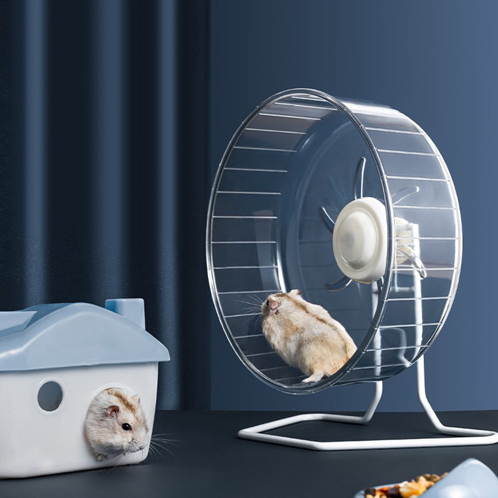 QIQUWOHUL Mouse Wheel Transparent Pet Running Wheel Large Silent Wheel ...