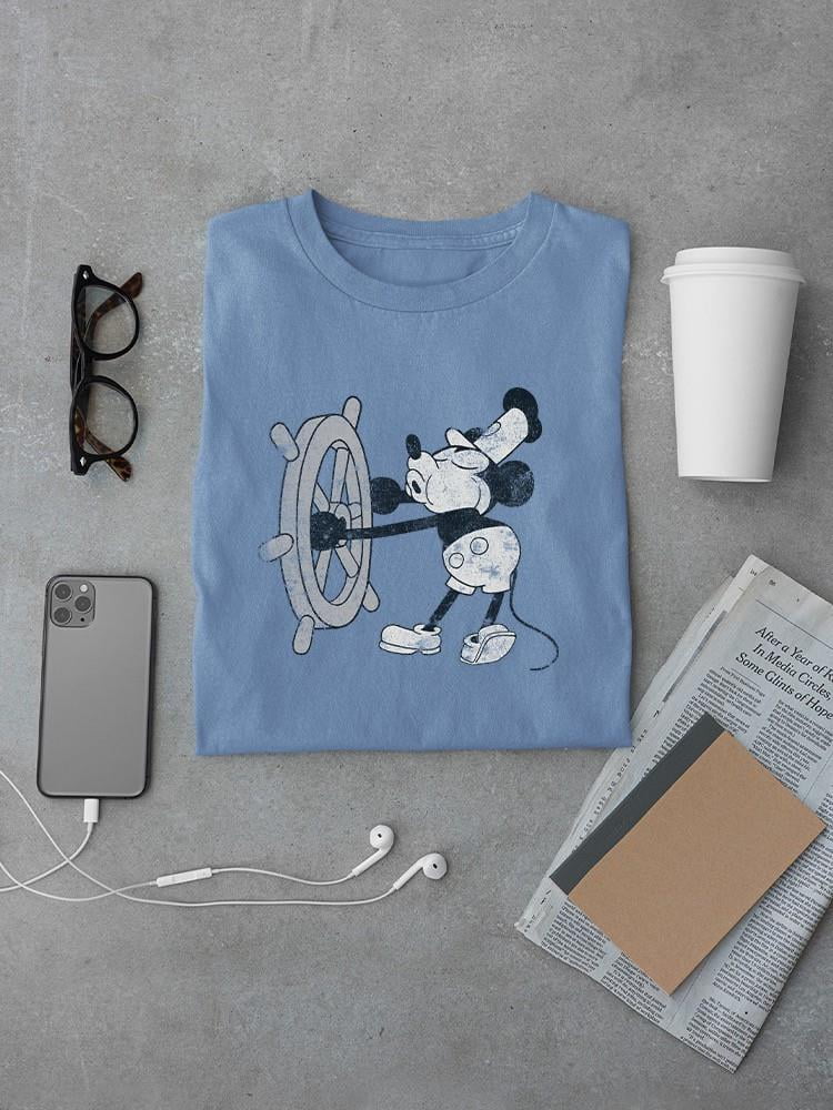 Mouse Whistling T-shirt Color Women's -SmartPrintsInk Designs - Walmart.com