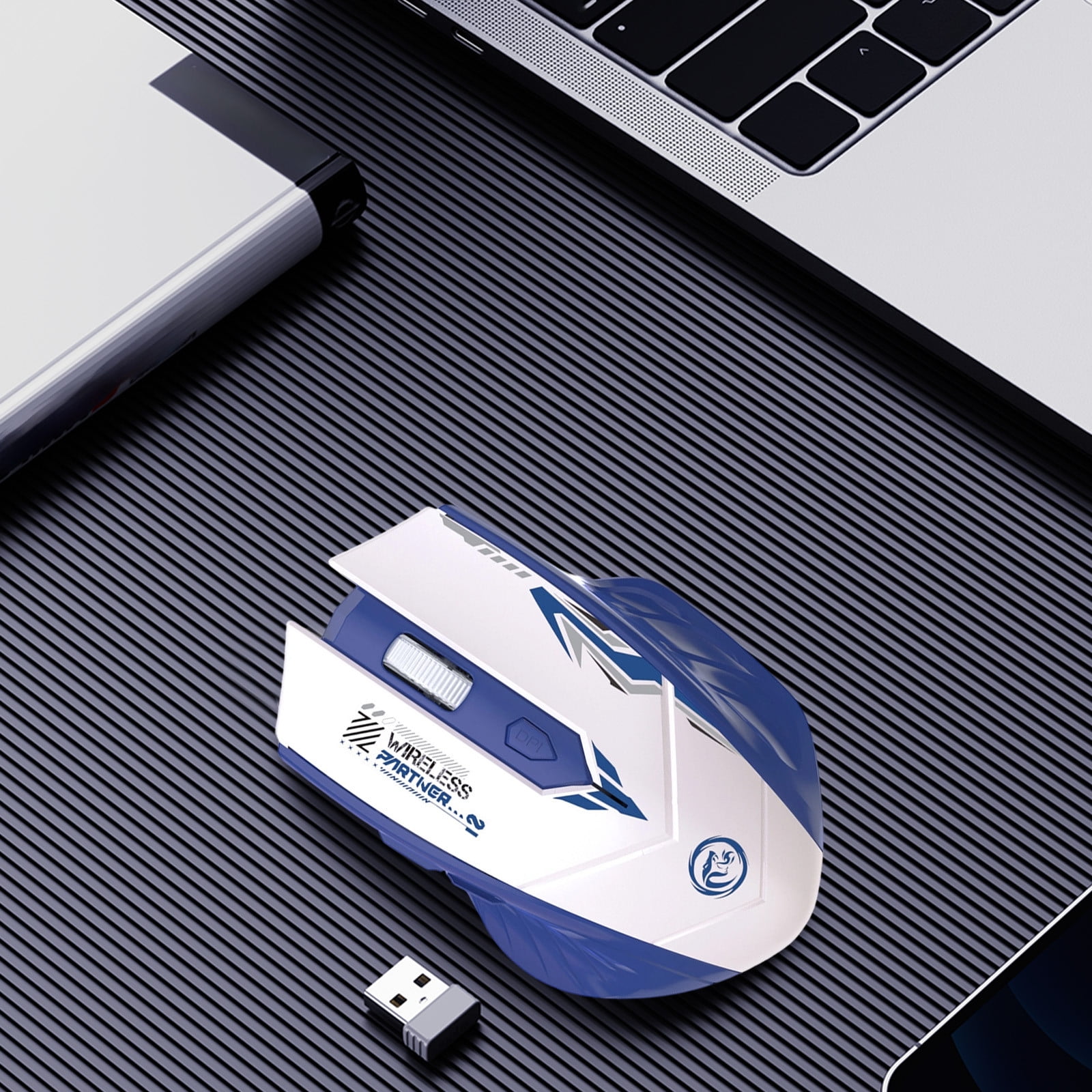 Mouse, Wireless And Bluetooth Two Mode Connection Mouse 6-key 2.4G ...