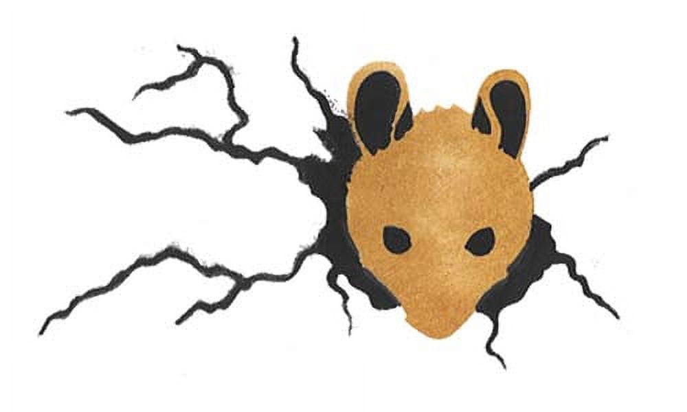 Mouse in Hole Wall Stencil SKU #1399 by Designer Stencils - Walmart.com