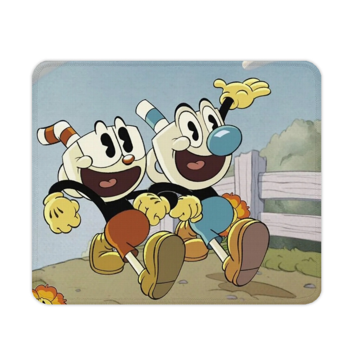 Mouse pad Cuphead Boys and girls computer games esports Office home ...