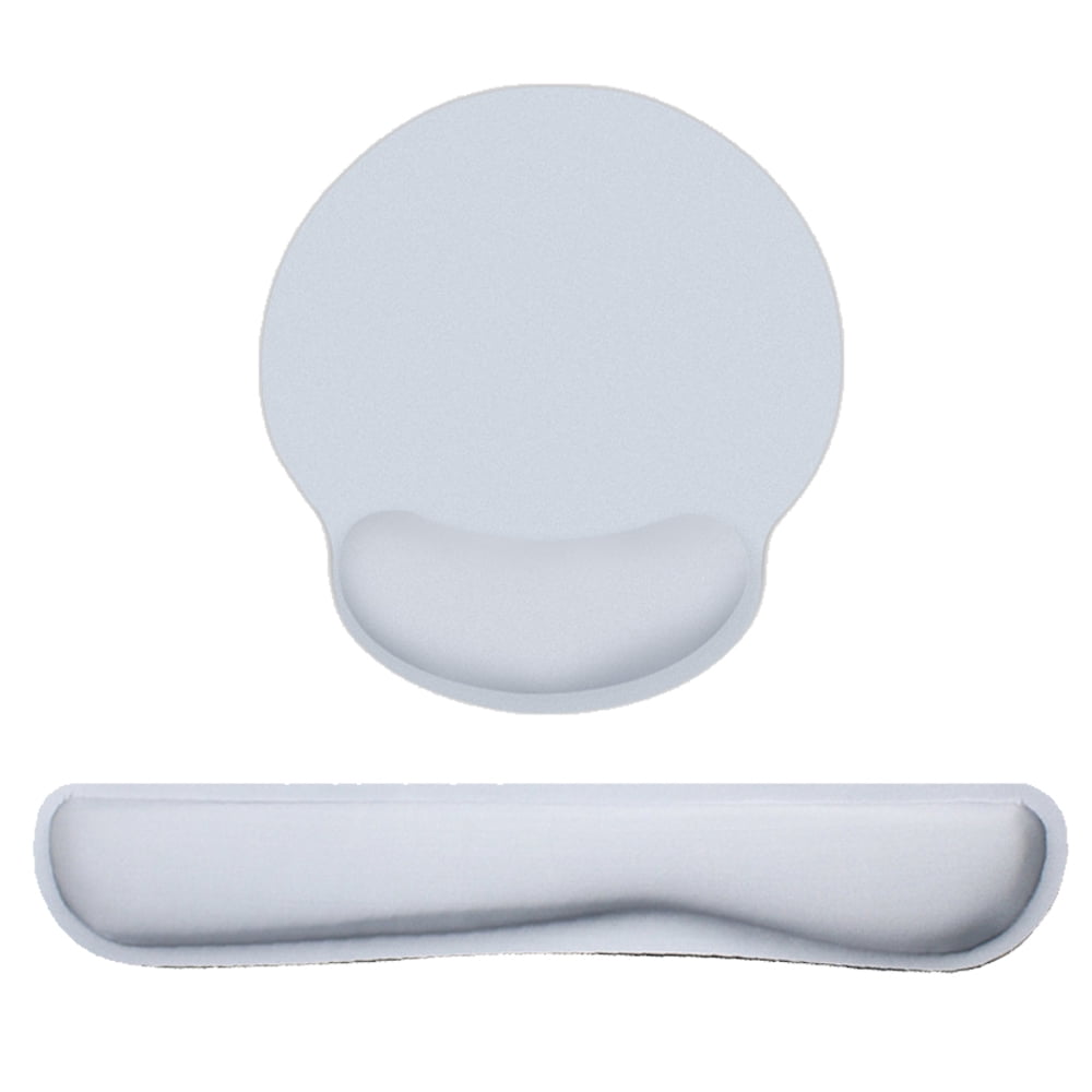 Mouse pad with Wrist Rest, Memory Foam Keyboard Pad, Easy Typing, Pain ...