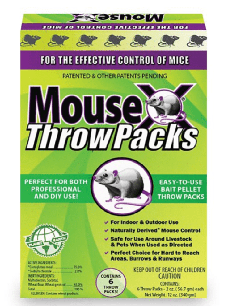 MouseX 620212 Throw Packs for Mouse and Rat Control, 12 oz./ Box - Walmart.com