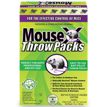 RatX Throw Packs Bait Pellets for Rats and Mice, Pack of 6-12oz ...
