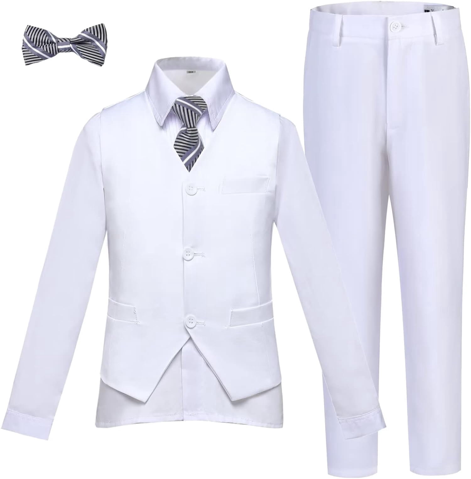 Mousedou Boys Suits Slim Fit Toddler Tuxedo Suit Set for Teen Boys ...