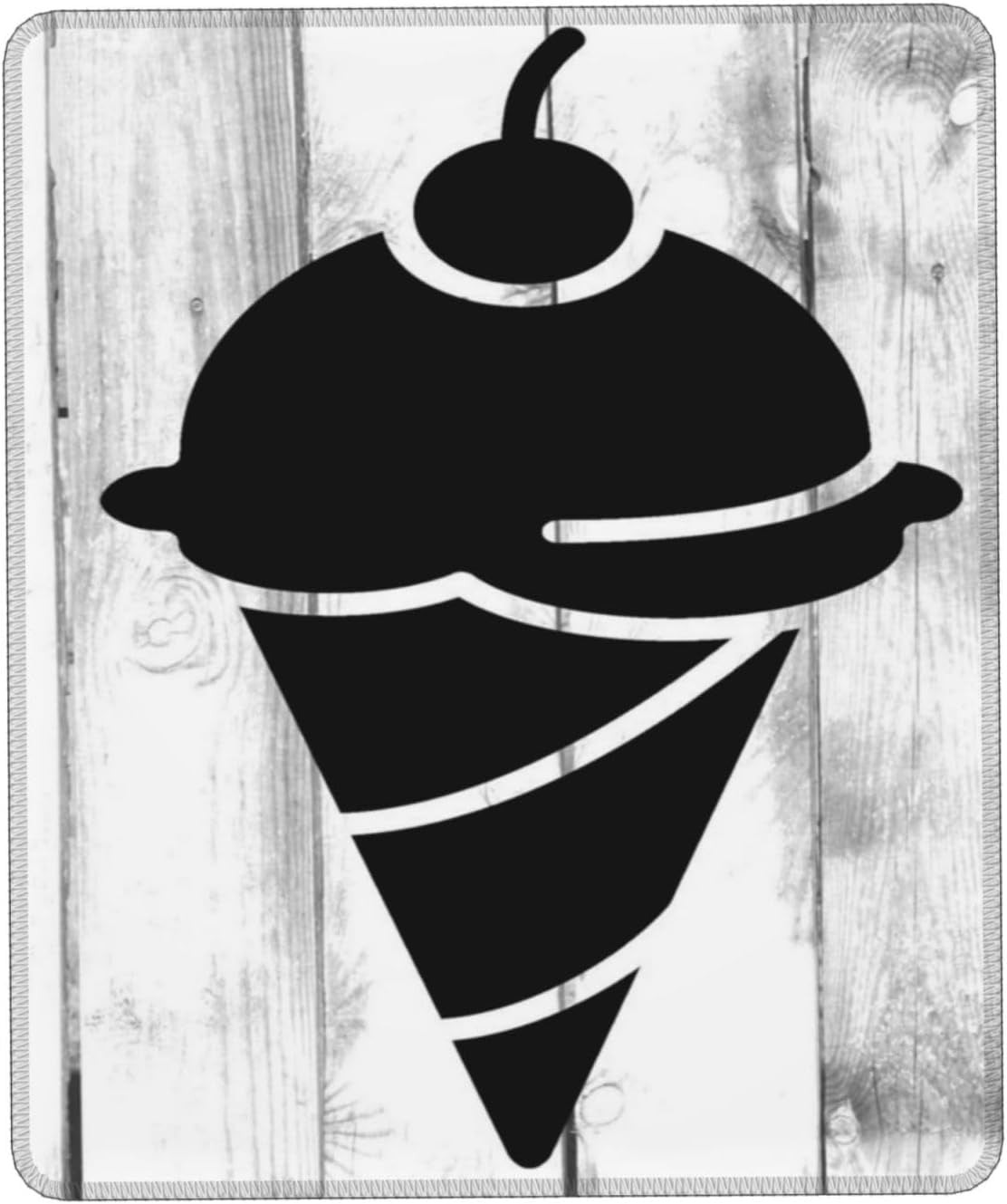 Mousepad 10x12 Inch Ice Cream Cone with Cherry Mouse Pad Thicker Theme ...