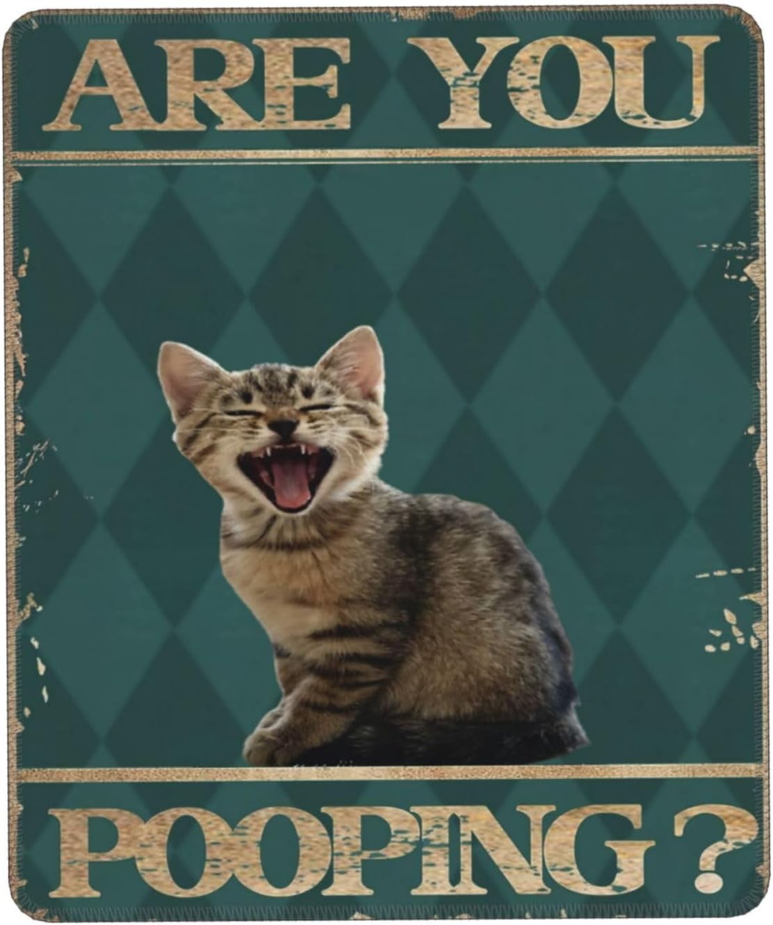 Mousepad 7.9x9.5 Inch are You Pooping Cat Mouse Pad with Non Slip ...