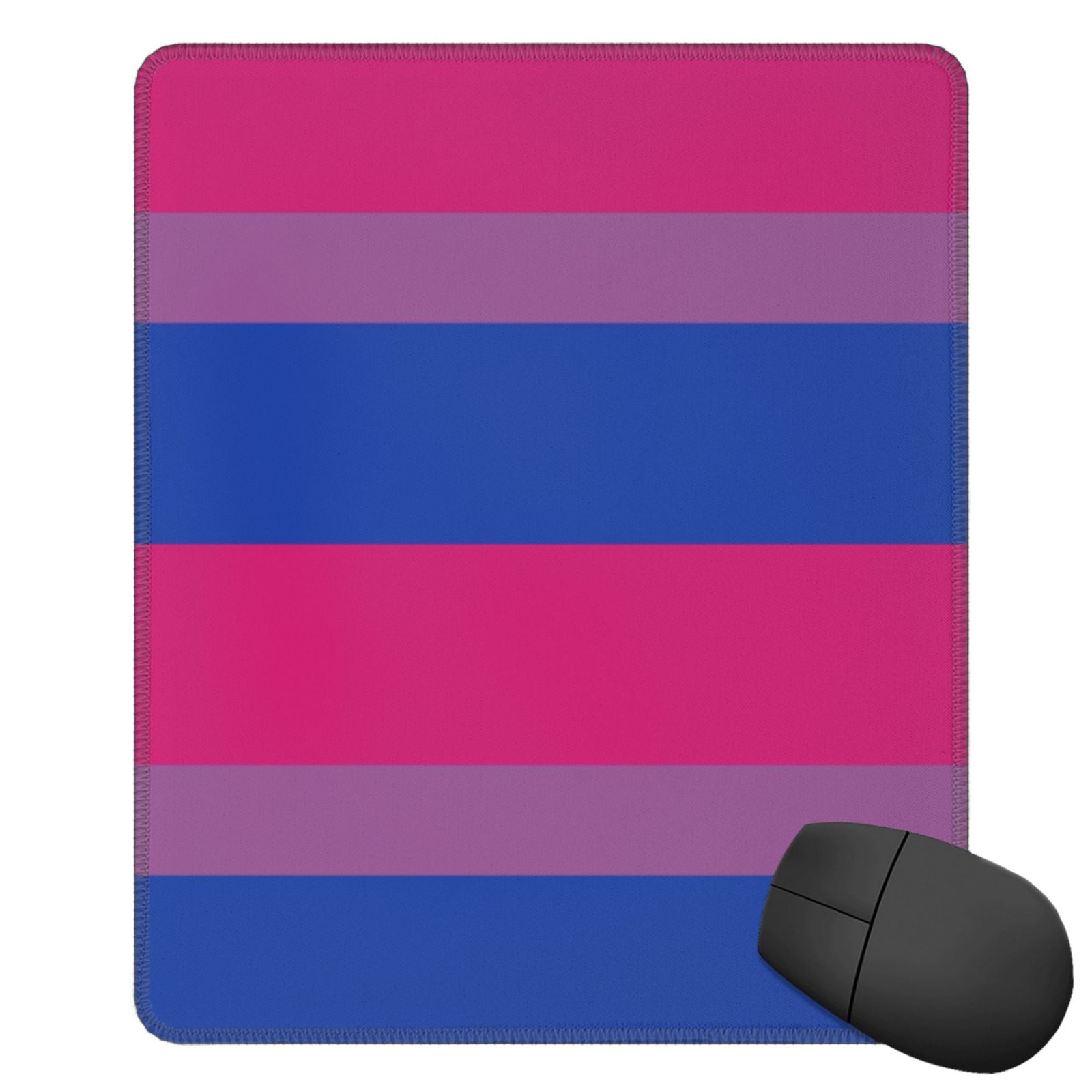 Mousepad Bisexual Pride Flag Non-Slip Rubber Base Mouse Mat For Laptop ...