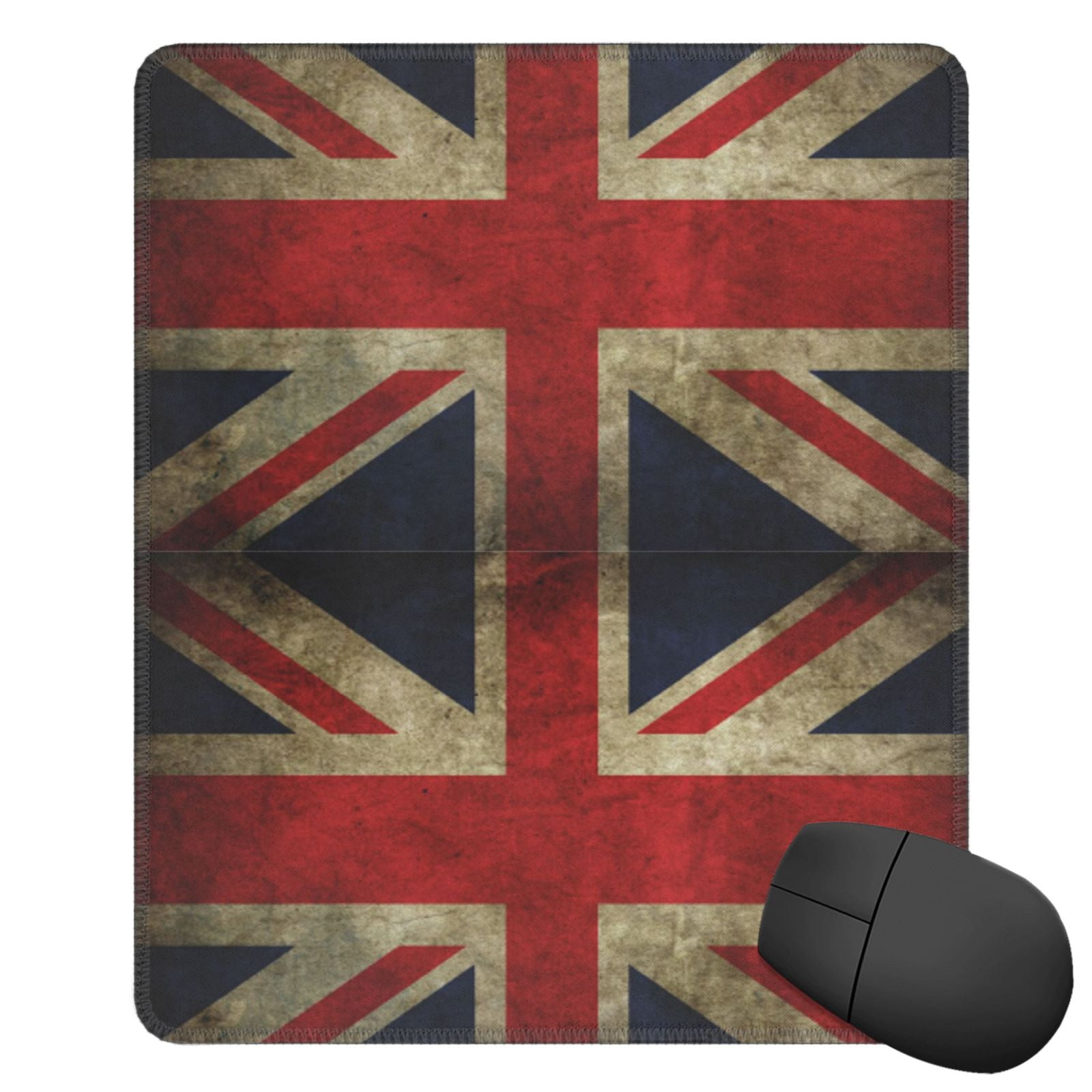 Mousepad Union Jack Flag Non-Slip Rubber Base Mouse Mat For Laptop ...