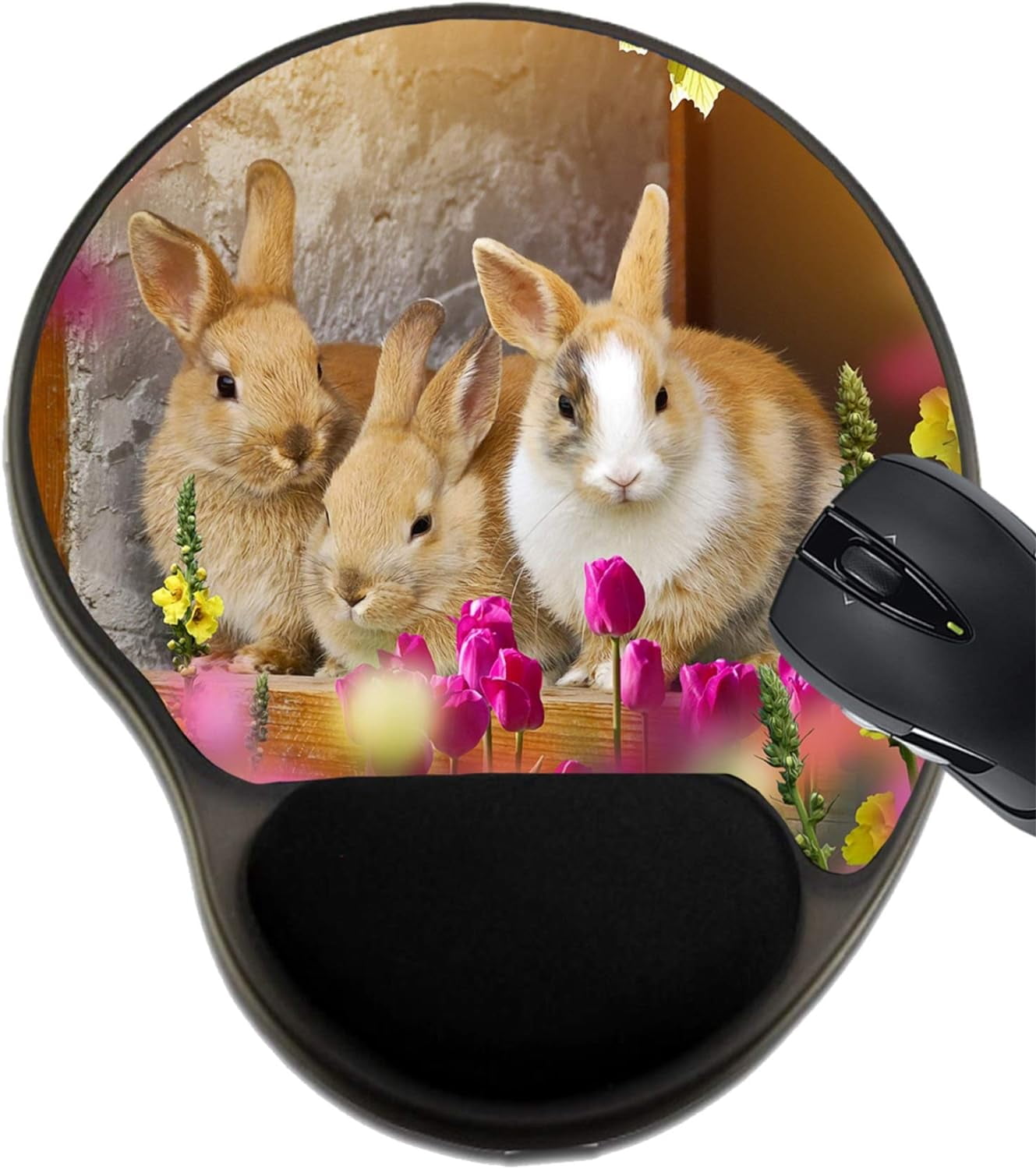 Mousepad Wrist Rest Protected Mouse Pads/Mat with Wrist Support, Design ...