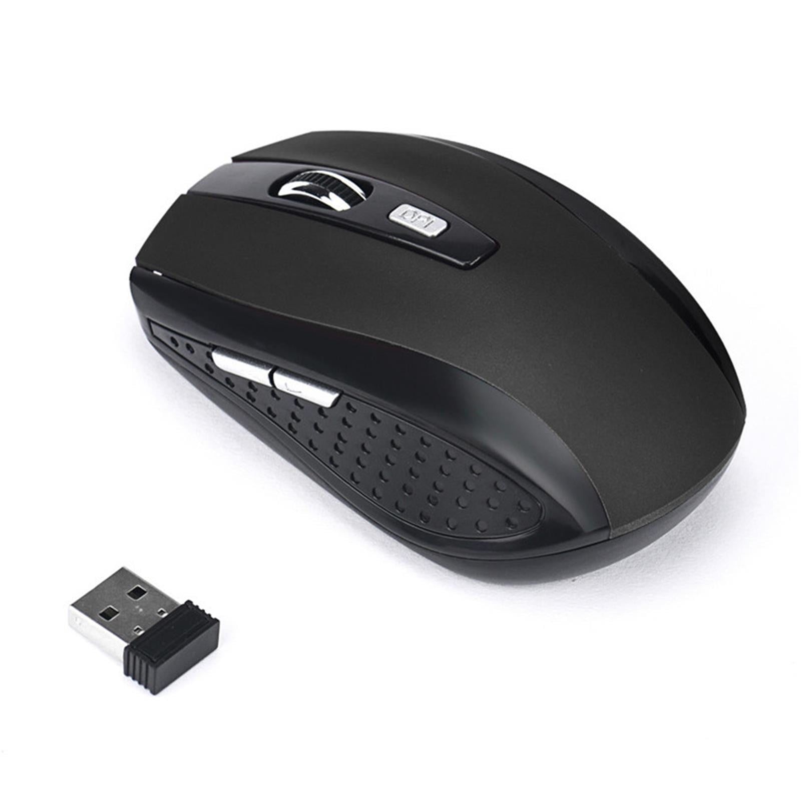 Mouses 2.4GHz Wireless Power-Saving For Laptop PC 6 Keys Computer Mouse ...
