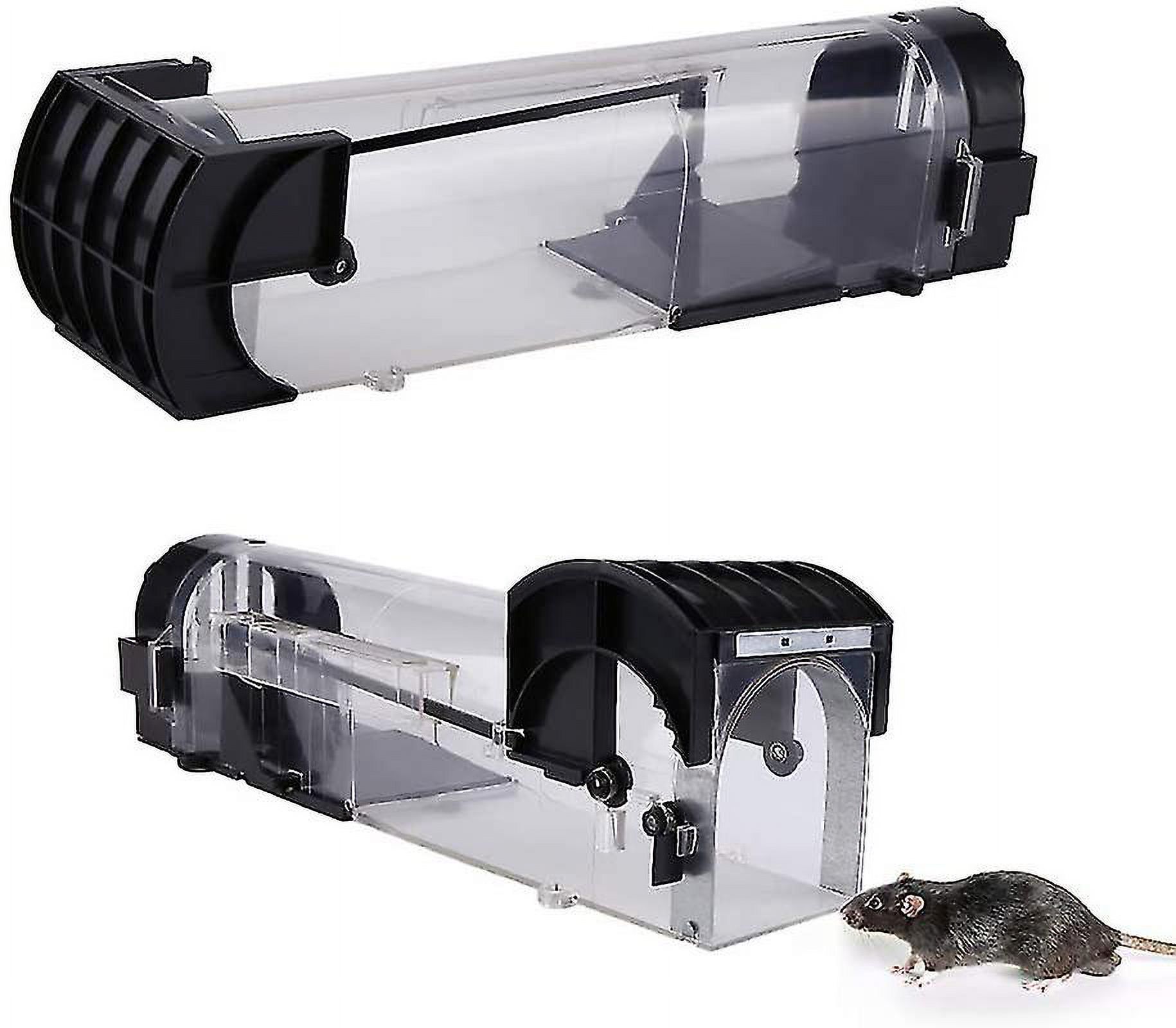 Mousetrap , 2 Pieces Live Traps Mice Reusable Rat Traps Mousetrap ...
