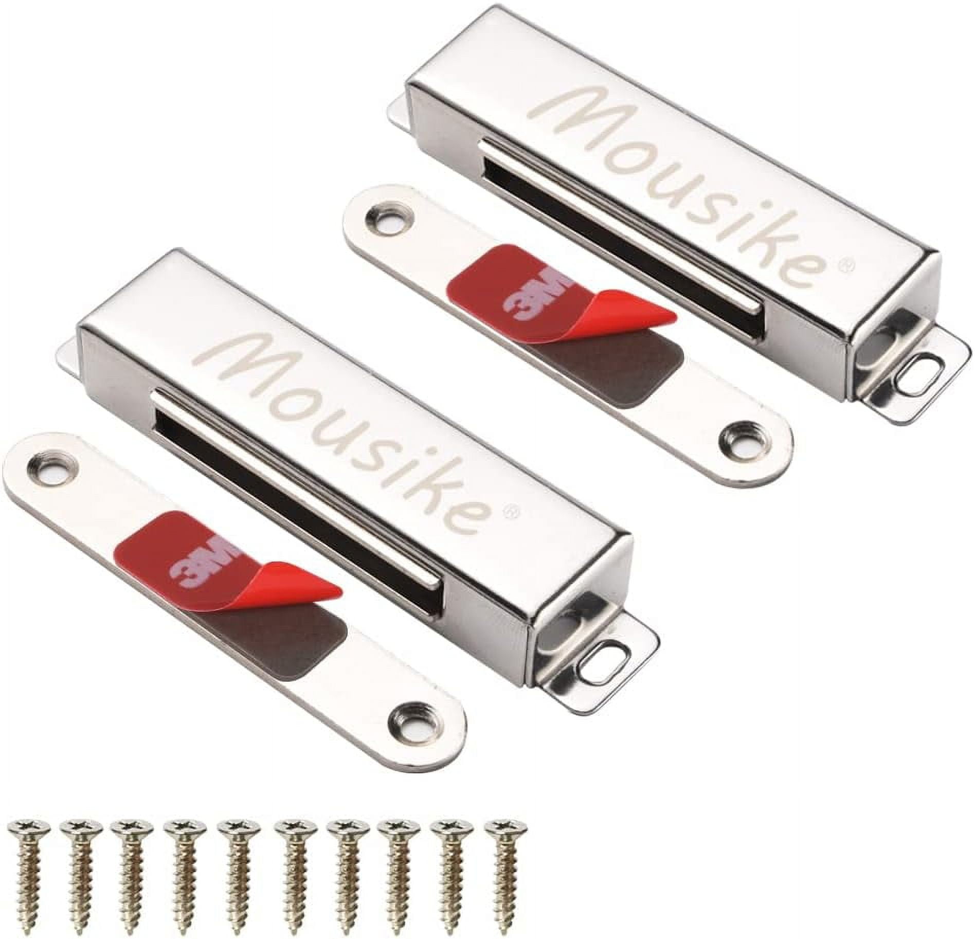 Mousike, Magnetic Door Catch, 70lb Stainless Steel, 2 Pack - Walmart.com