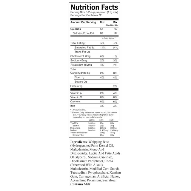 Mousse Mix - Chocolate - Walmart.com