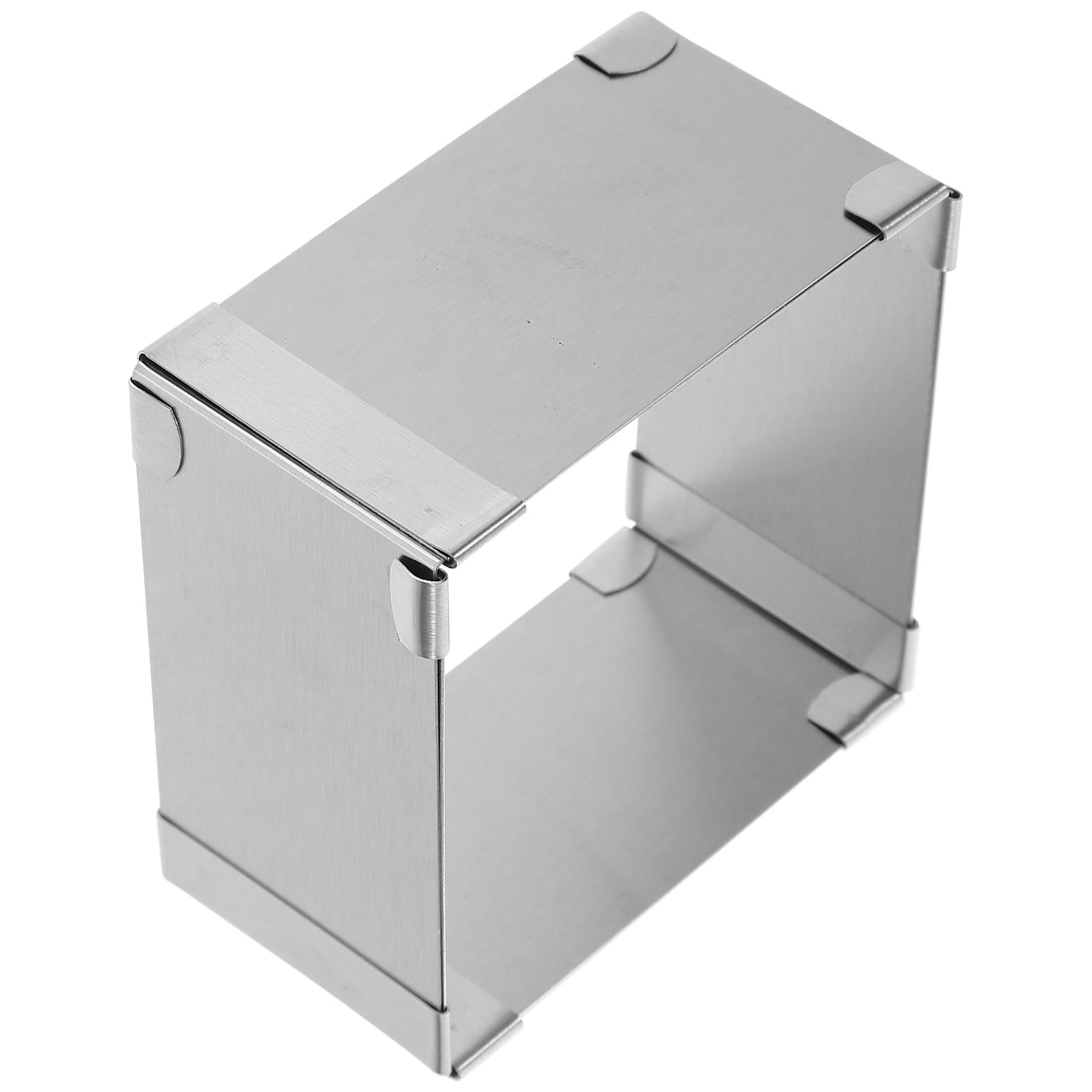 Stainless Steel Cake Ring Mousse Pan Square Mold Baking Trays Dish with ...