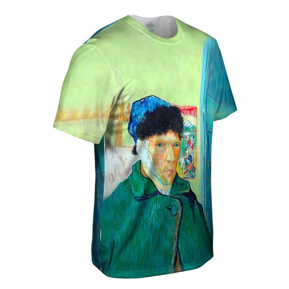 Moustache Hipster Vincent Van Gogh Self Portrait With Bandaged Ear Mens ...