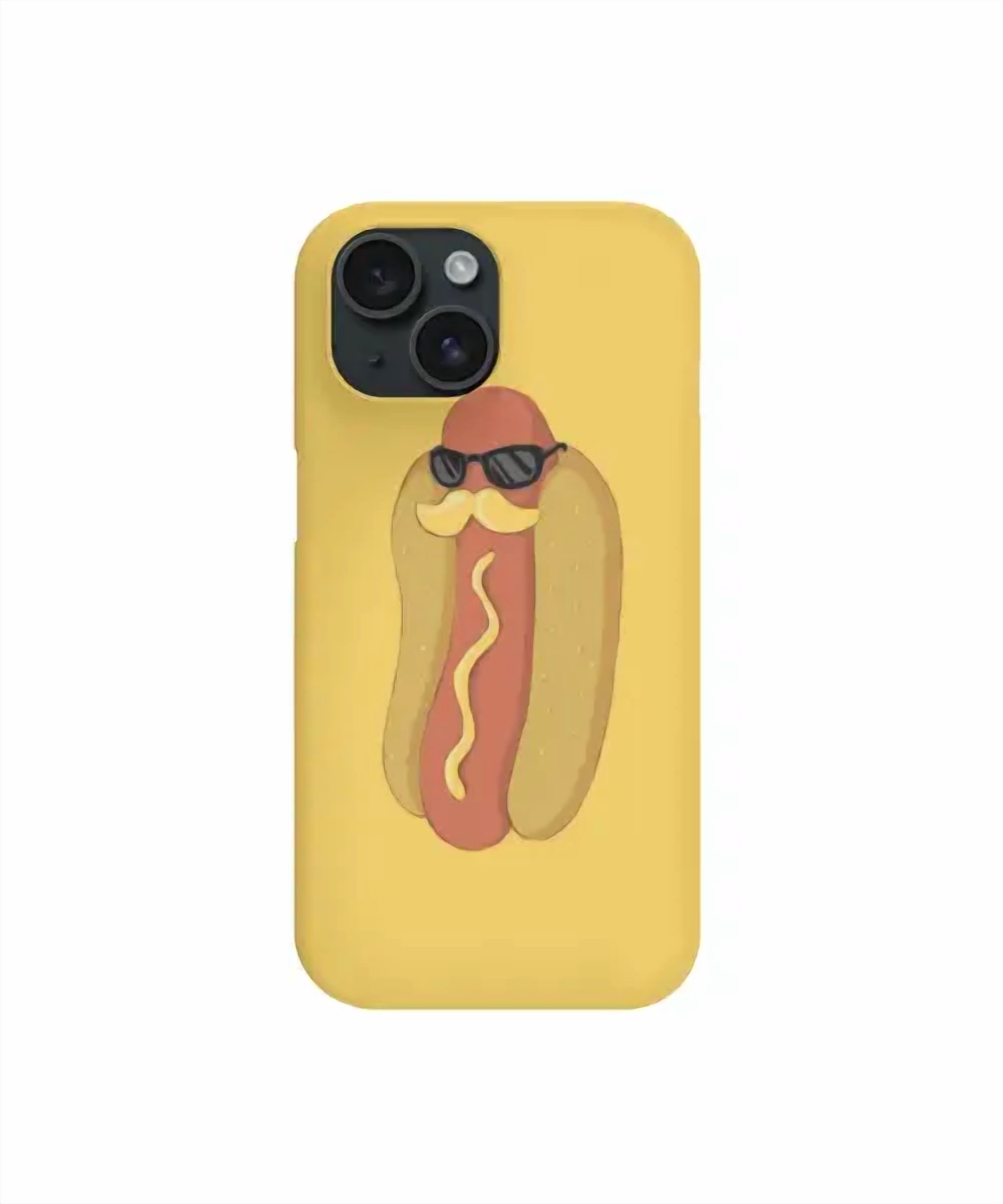 Moustardche! Funny Mustard Moustache Pun Phone Case for iPhone 11-17 ...