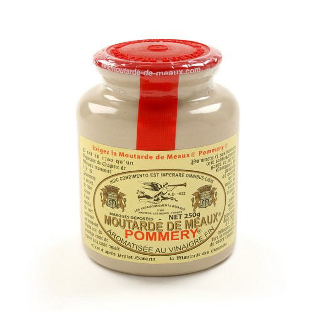 Pommery Moutarde de Meaux Crock - Gourmet Mustard, Natural Ingredients ...