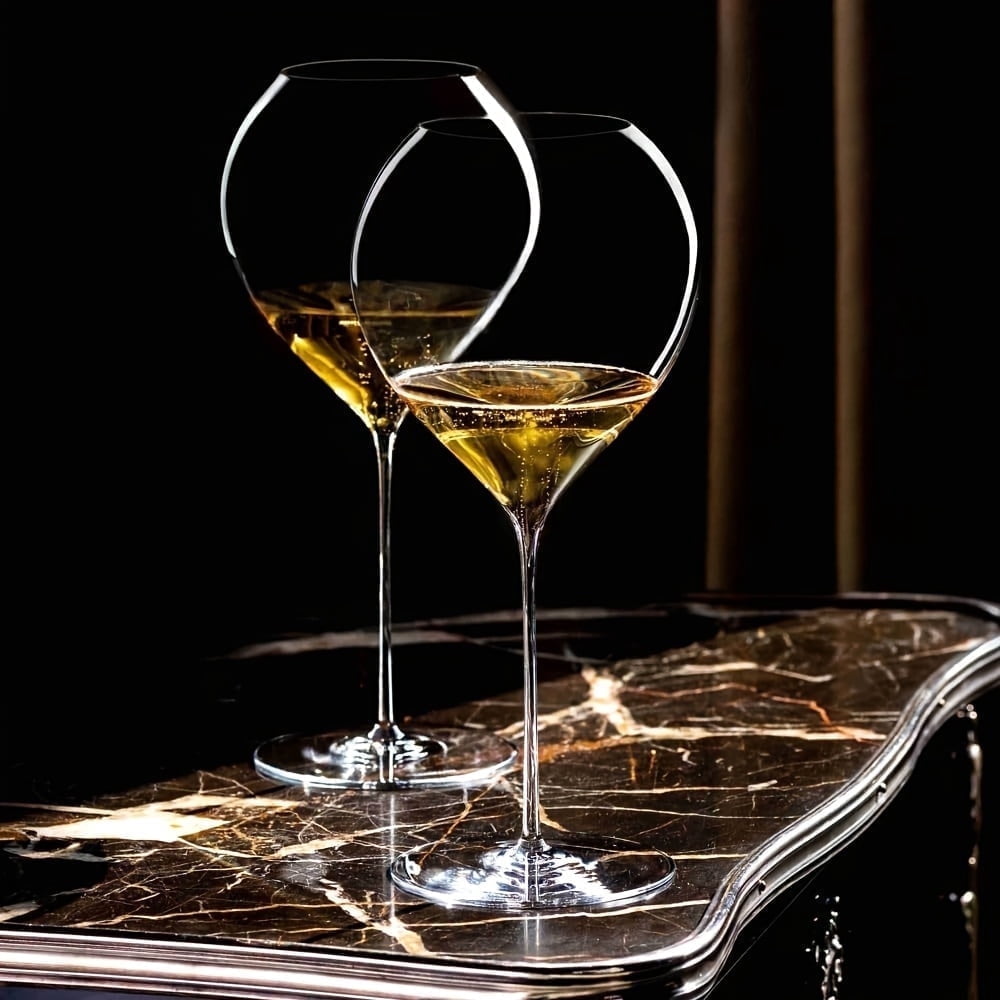 Mouth Blown Wine Glasses Synergie 520ml/17oz Universal Glass Set of 2 ...