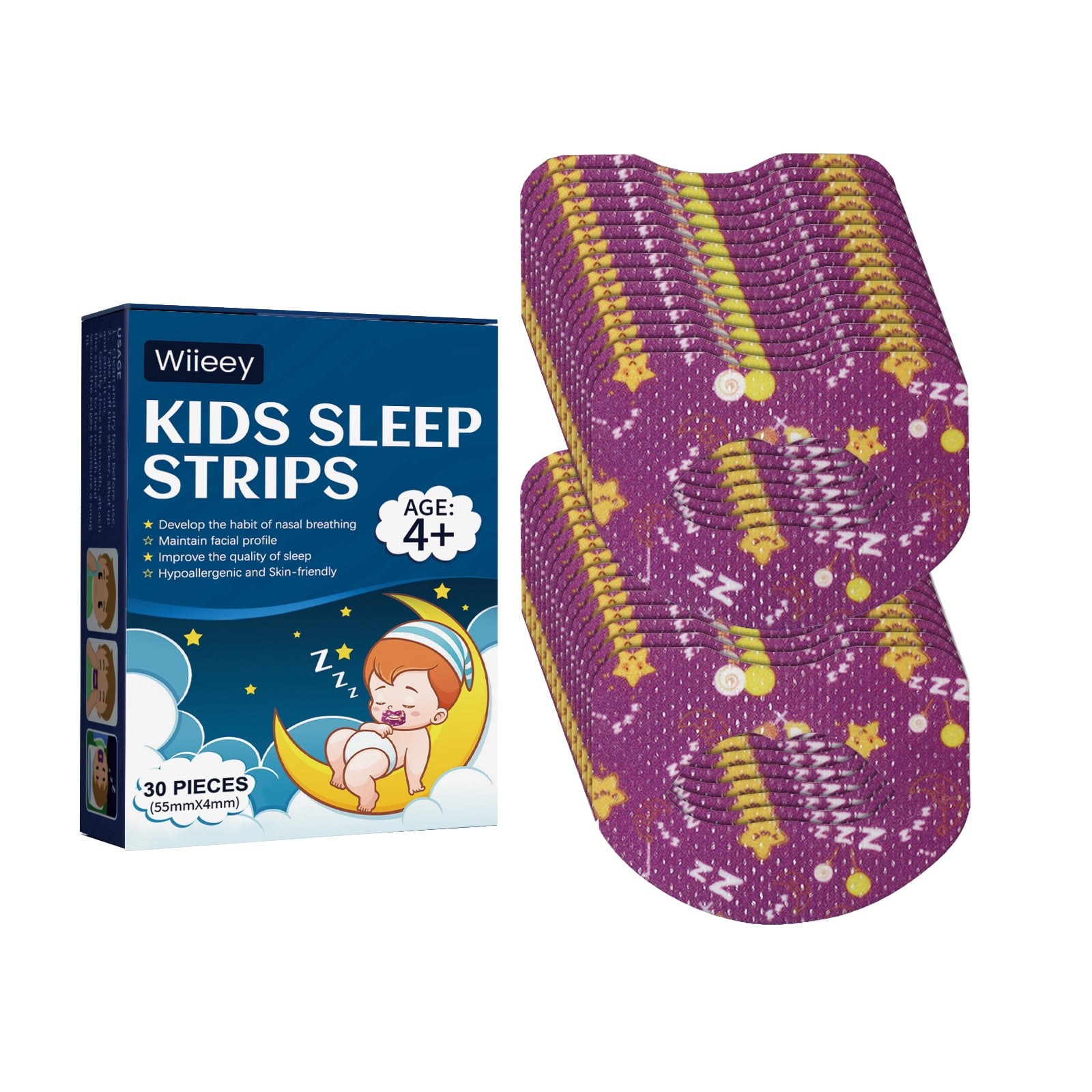 Mouth Breathing Correction Stickers Anti-Open Mouth Sleeping Snoring Snoring Night Breathing ...