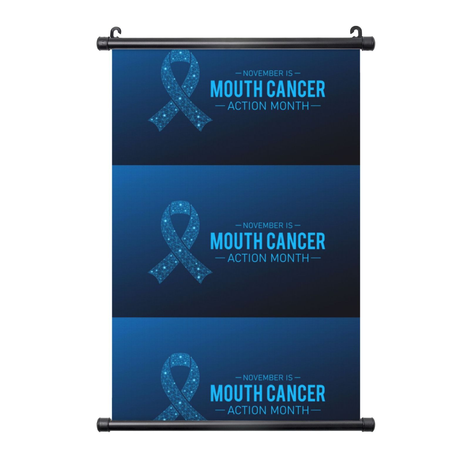 Mouth Cancer Action Awareness Month Poster Wall Art Banner Backdrop ...