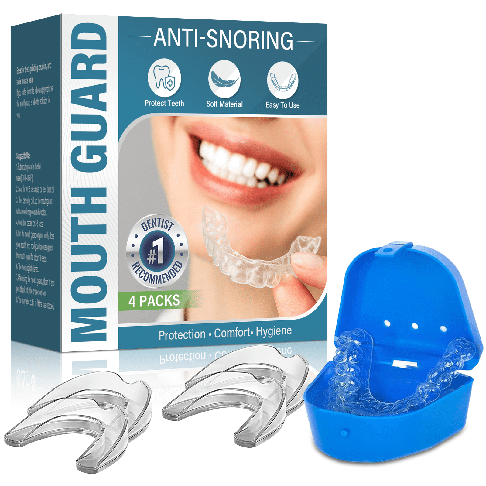 Mouth Guard for Grinding Teeth at Night,Mouth Guard for Clenching Teeth ...