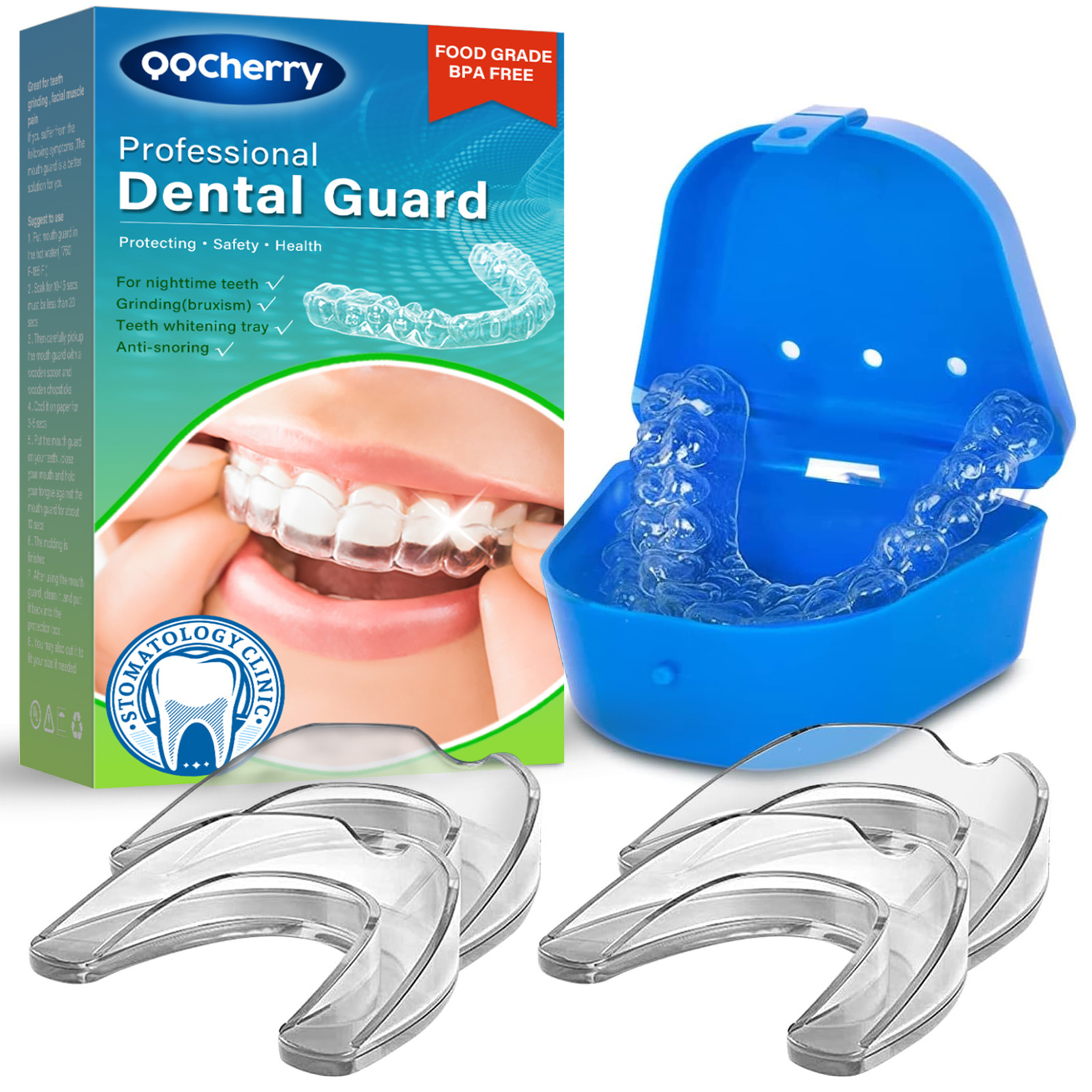 Professional Dental Night Guard For Teeth Grinding 2 Sizes BPA Free Professional Dental Night Guard For Teeth Grinding 2 Sizes BPA Free