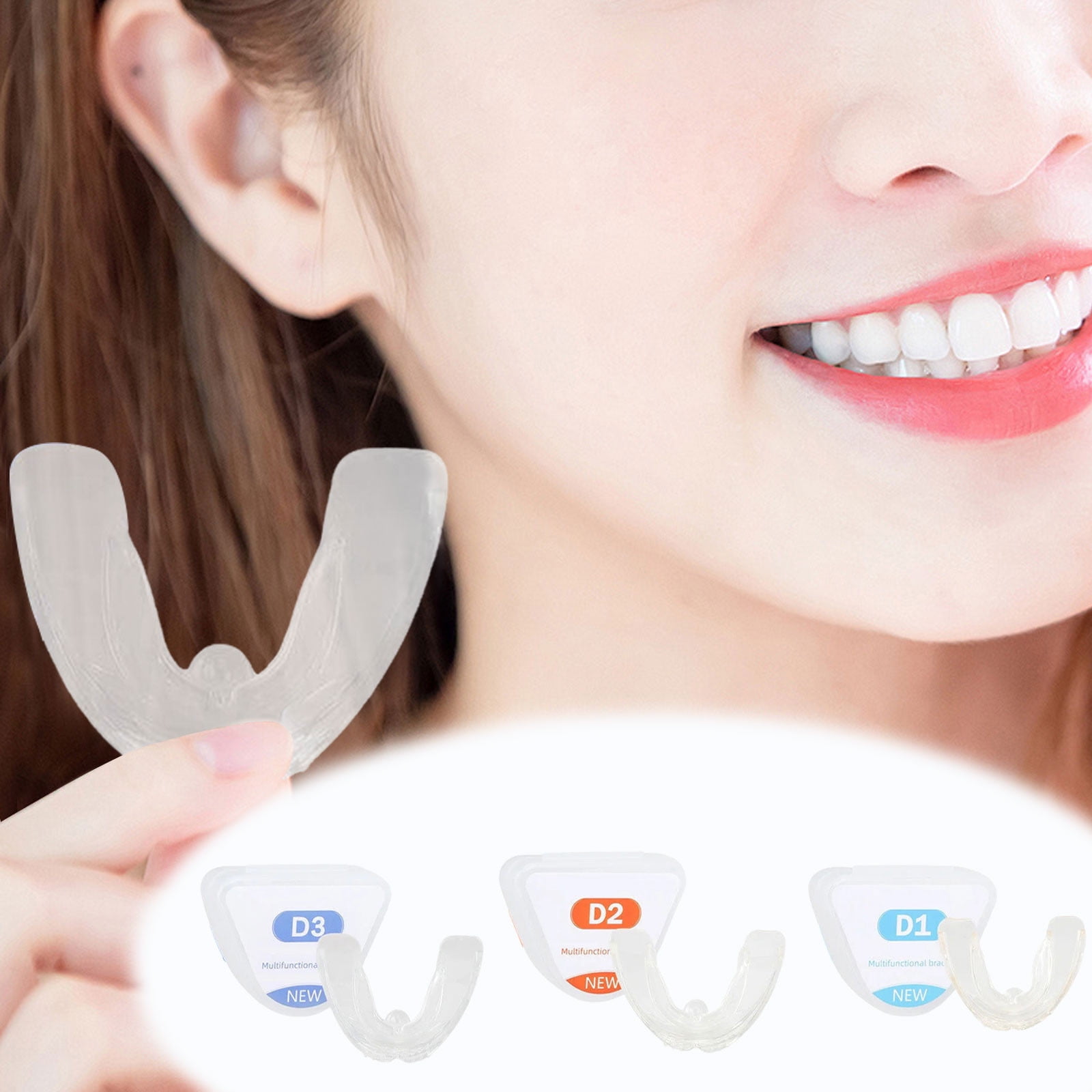 Mouth Guard Teeth Straightener Corrector 3 Stage Braces Tooth Tray ...