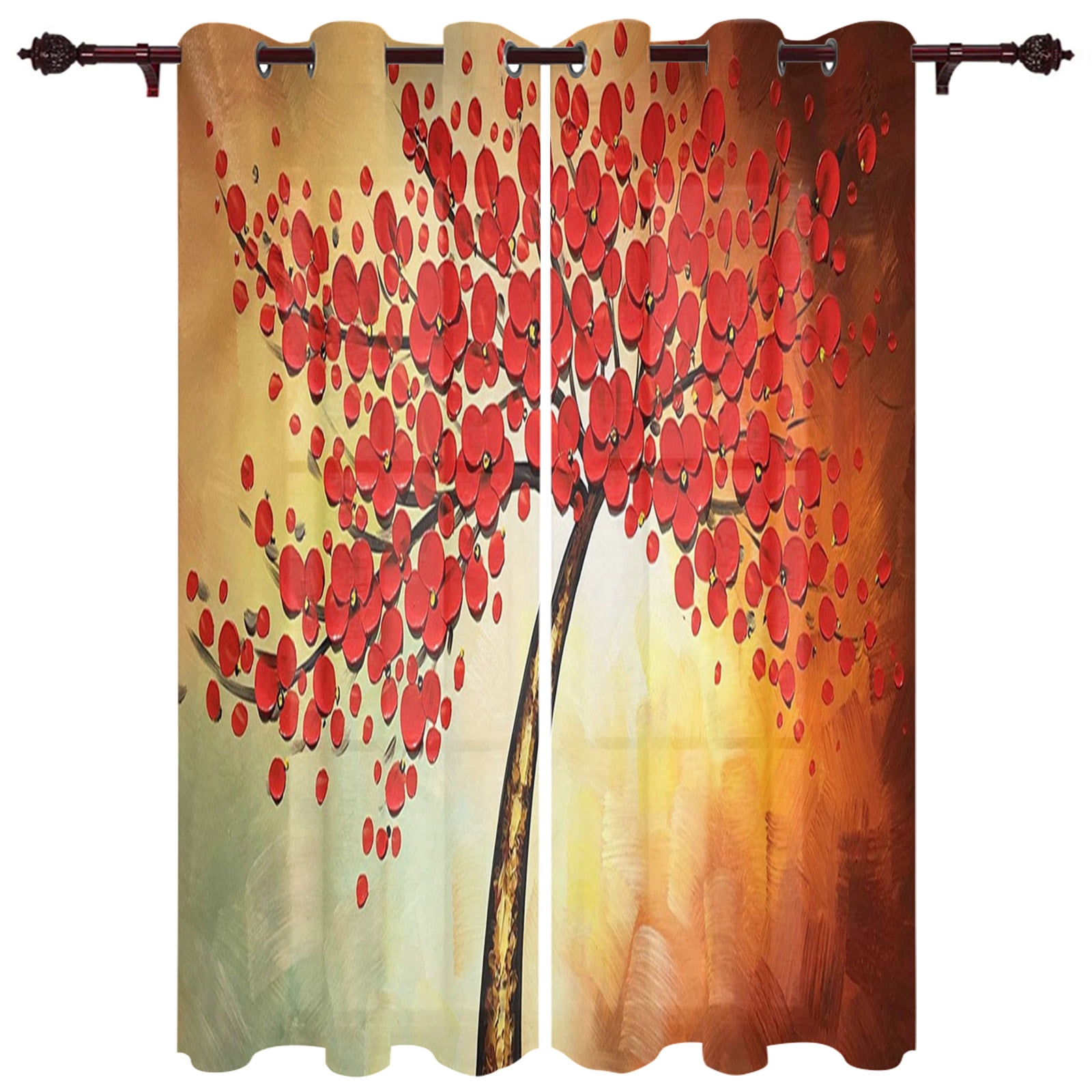 Mouth Lips Teeth Closed Teeth White Curtains for Kid Bedroom Modern ...