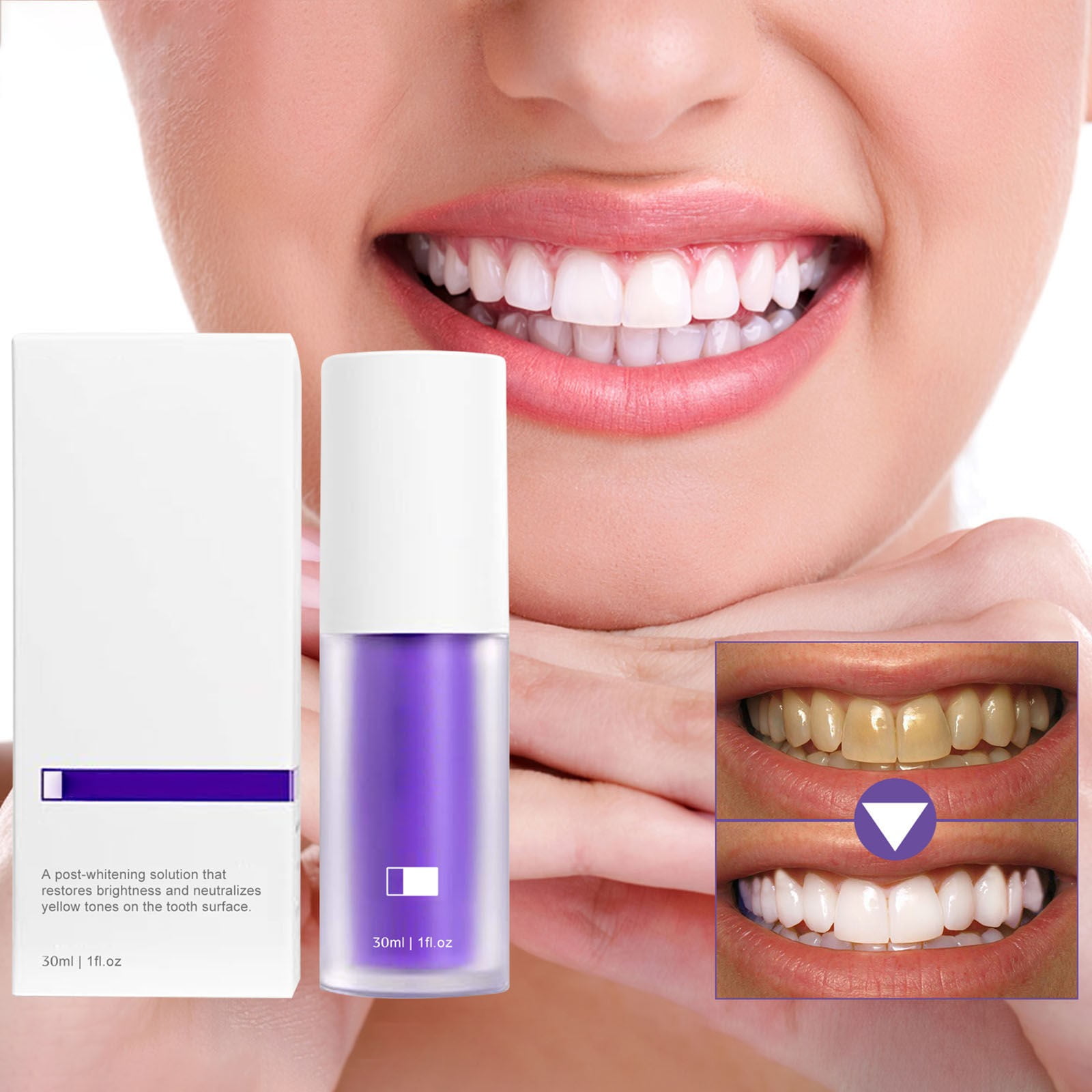 Mouth Protection Healthy Teeth Gum Health Toothpaste Small Purple ...