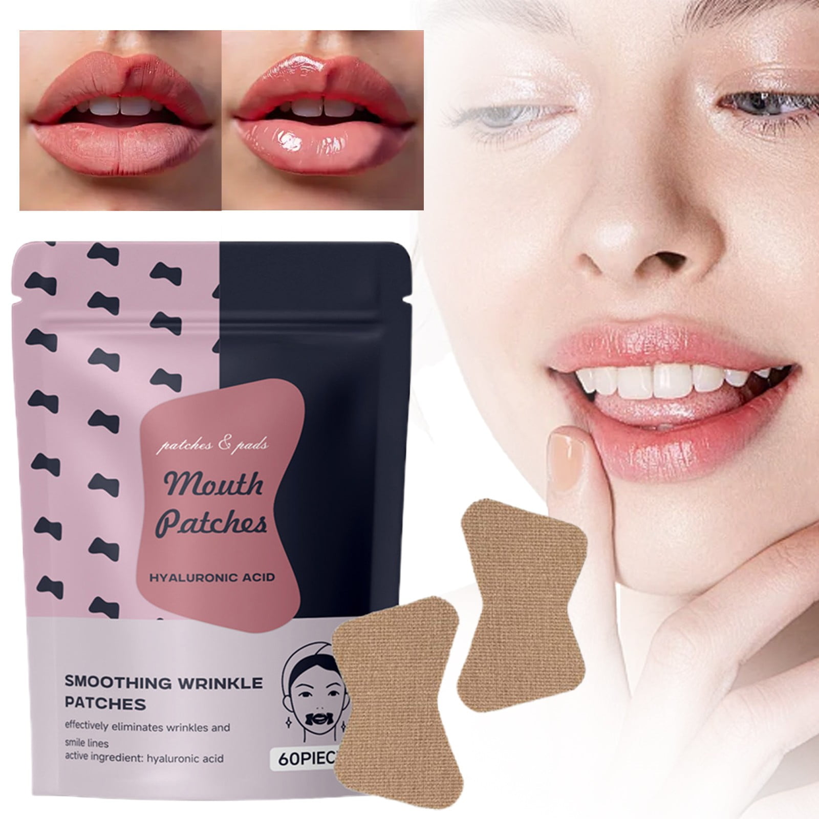 Mouth Wrinkle Plasters Facial To Reduce Mouth Wrinkles With Plasters 60 ...