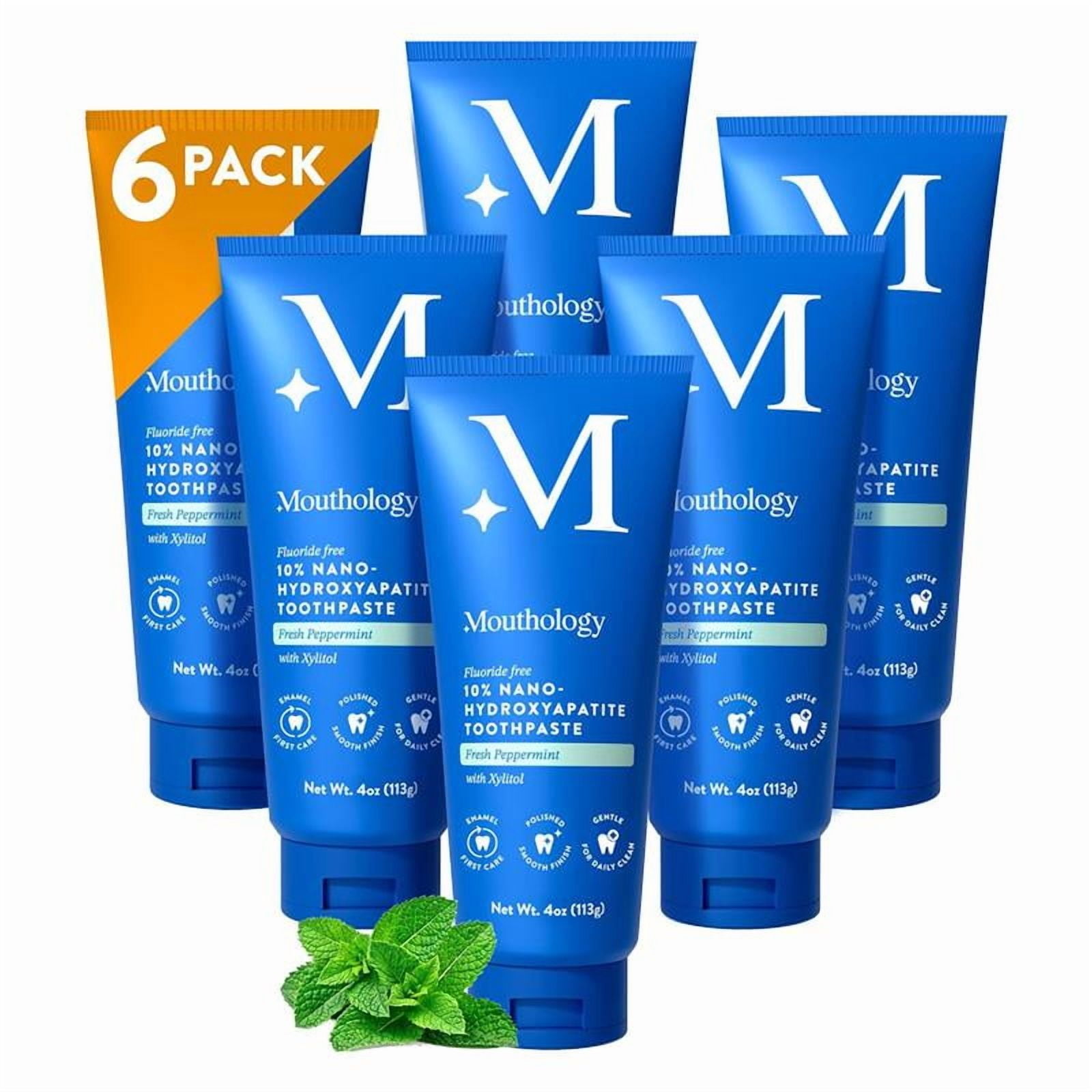 Mouthology Toothpaste, 10% Nano Hydroxyapatite, Fluoride Free, Adults ...