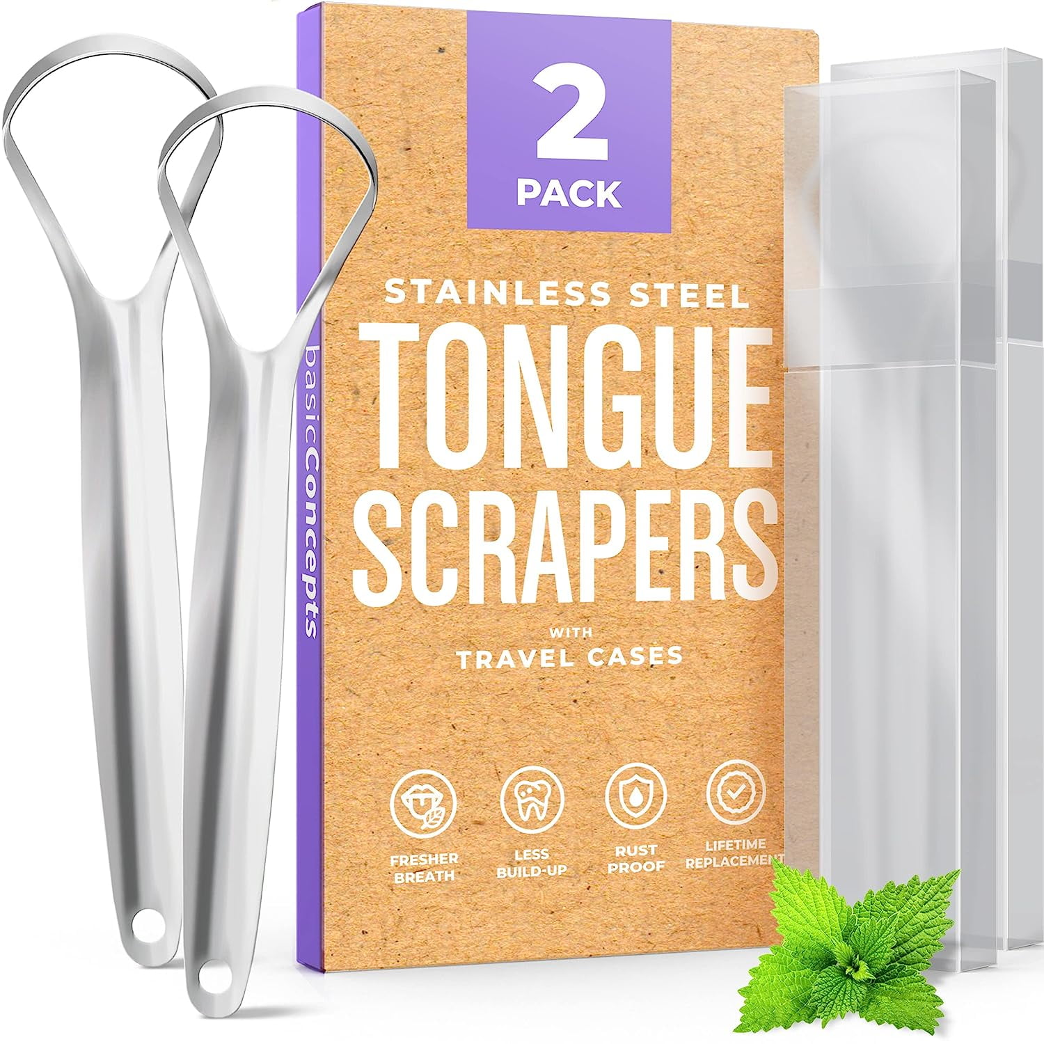DDWD Stainless Steel 304 Tongue Scraper Tongue Coating Cleaner to ... DDWD Stainless Steel 304 Tongue Scraper Tongue Coating Cleaner to ...