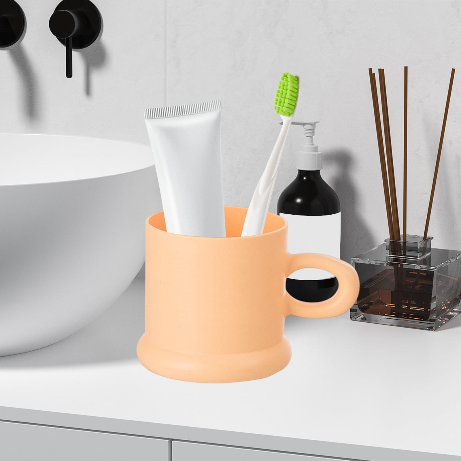 Mouthwash Cup, Toothbrush Rinsing Mug, Portable Brushing Cup, Travel ...